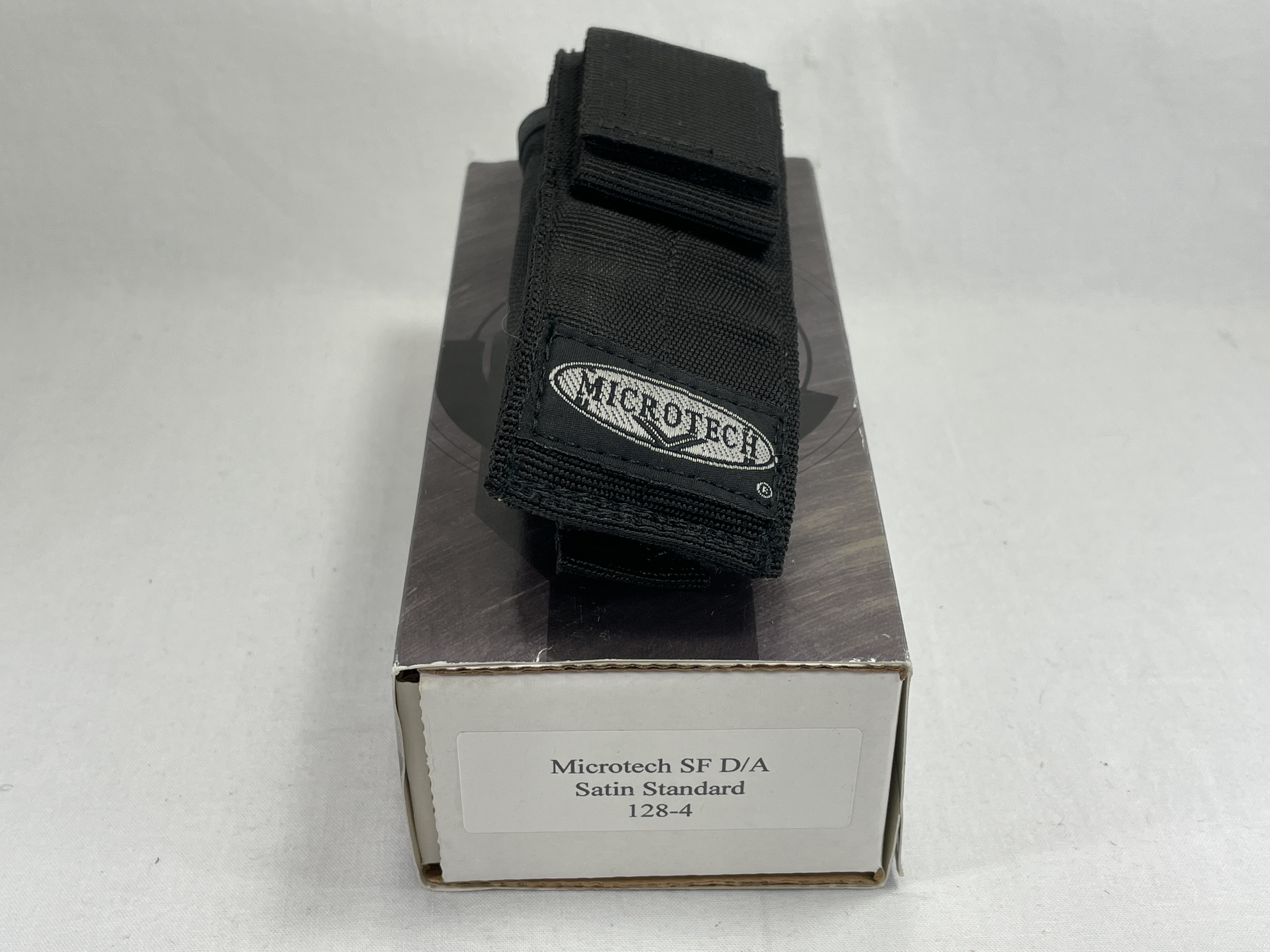 2011 MICROTECH SF D/A Black Dual Action Auto/Liner Lock w/ Pouch MINT ...