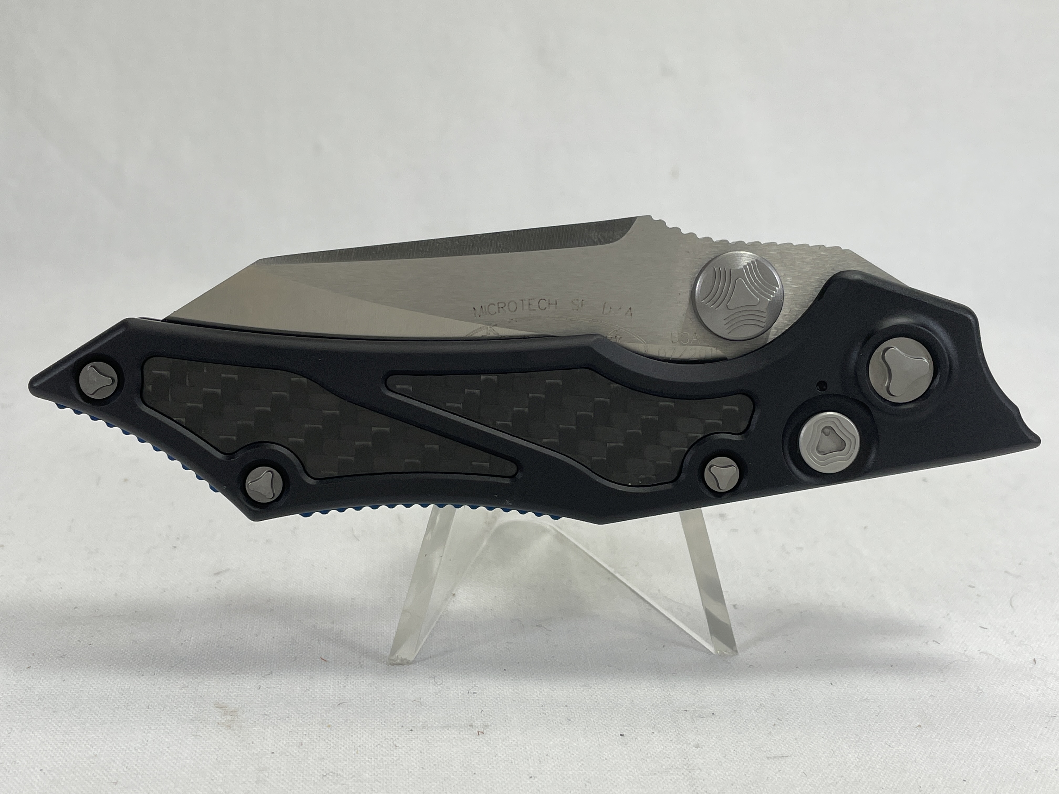 2011 MICROTECH SF D/A Black Dual Action Auto/Liner Lock w/ Pouch MINT ...