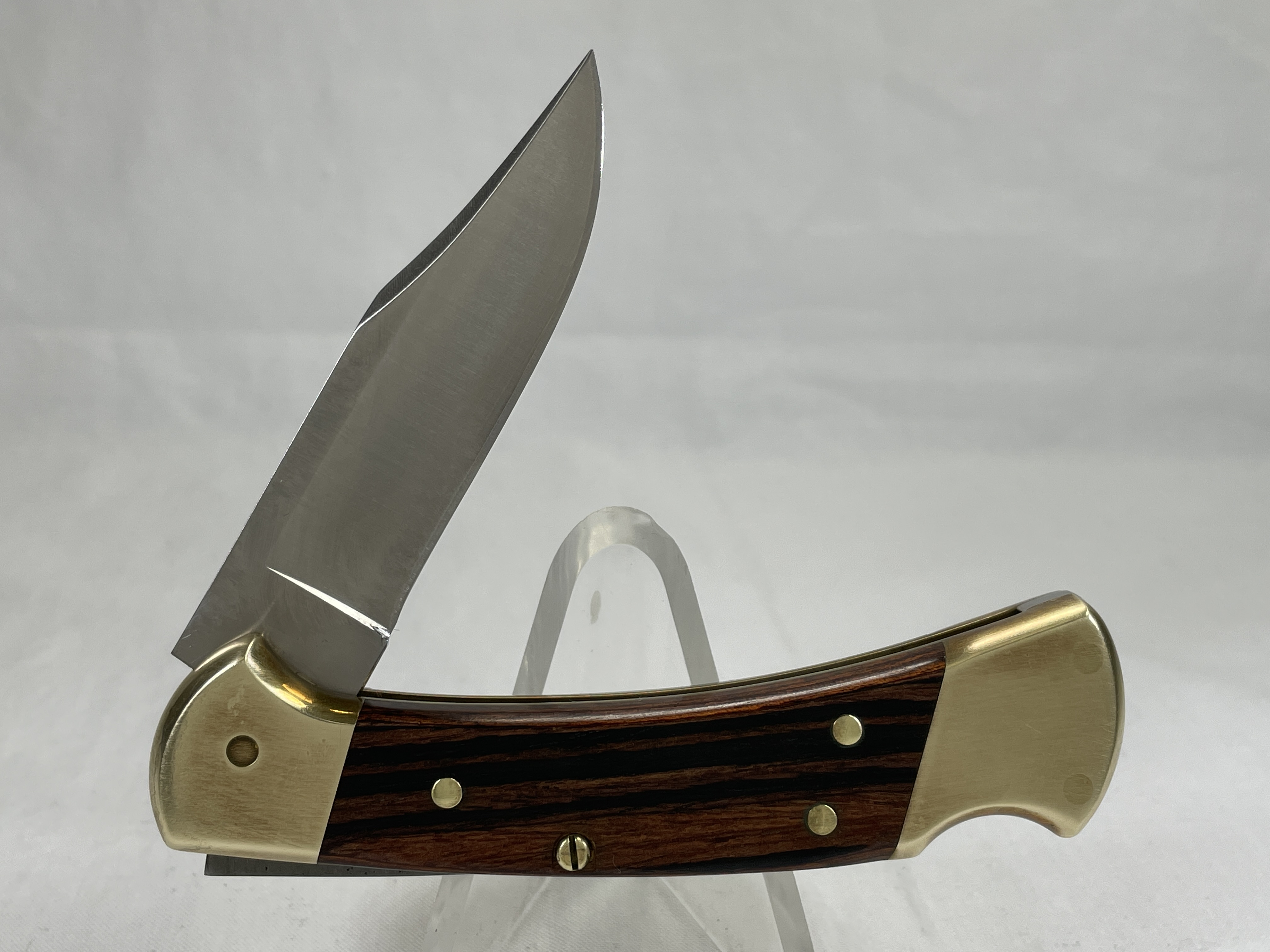 2006 BUCK USA 112 Wood Automatic Folding Lockback Ranger MINT IN POUCH