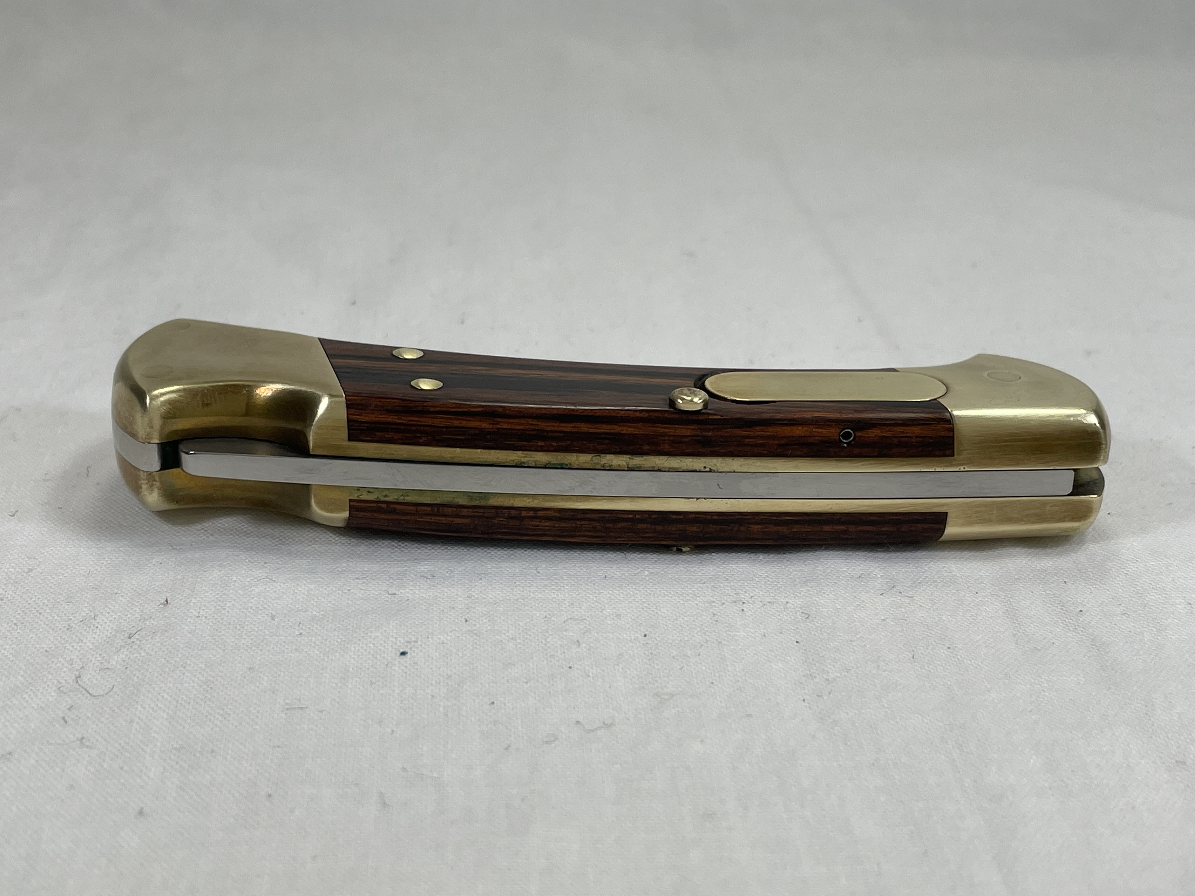 2006 BUCK USA 112 Wood Automatic Folding Lockback Ranger MINT IN POUCH