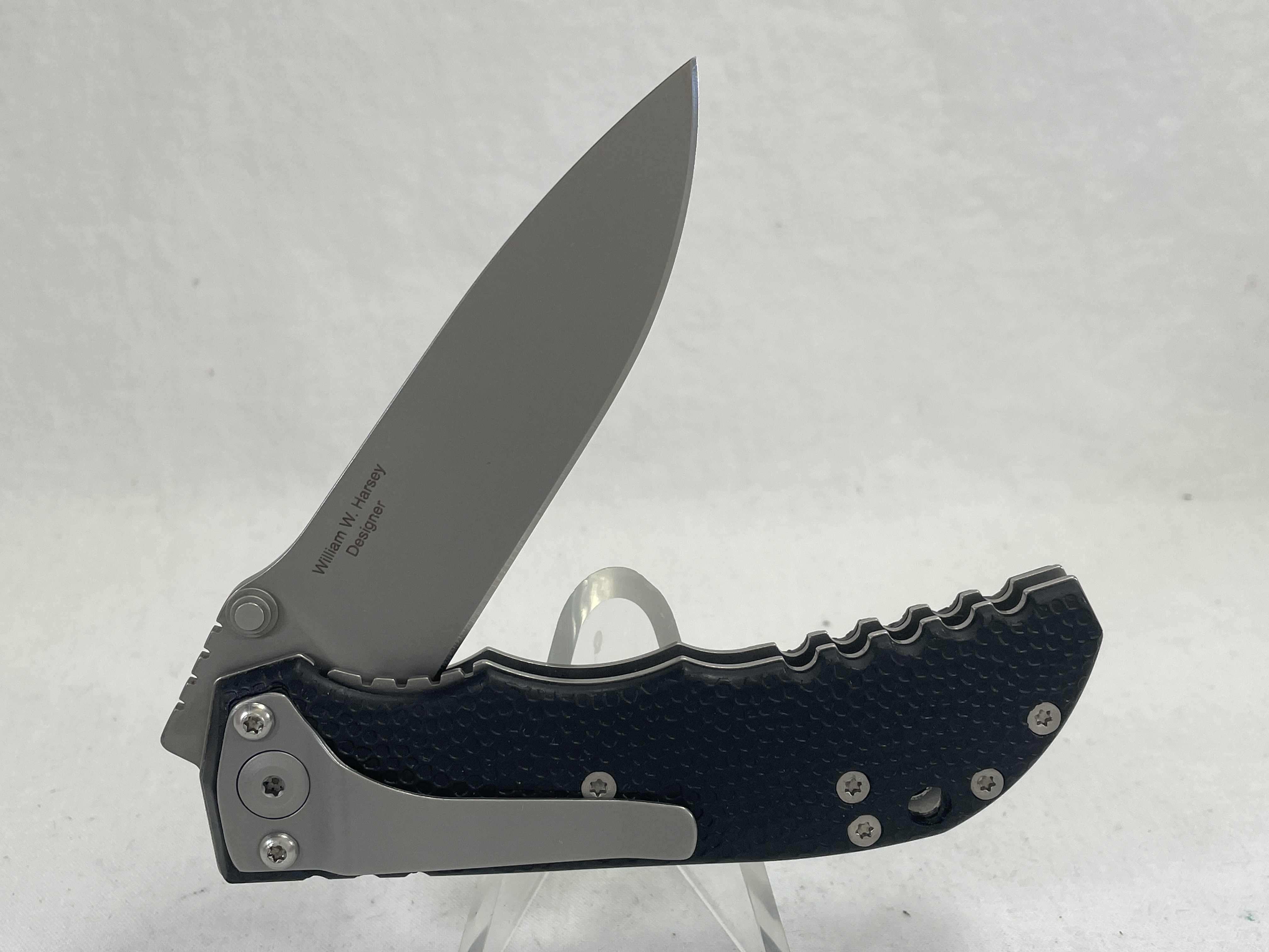 LONE WOLF KNIVES LD14920-PLN Harsey D2 Double-Action Auto Liner Lock ...