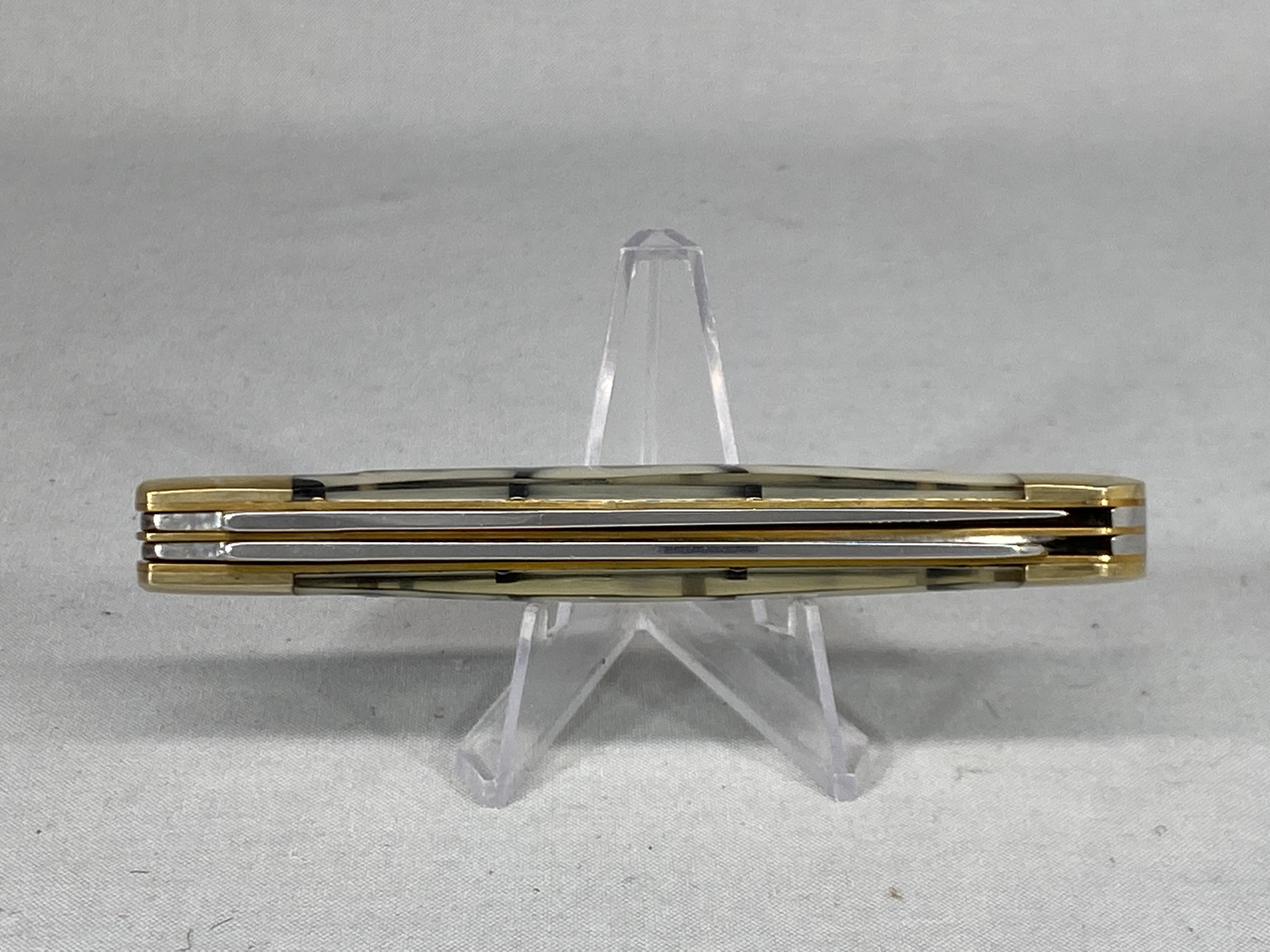 CHEROKEE STONEWORKS CSW-108MOPJS Genuine Mother of Pearl Trapper MINT ...