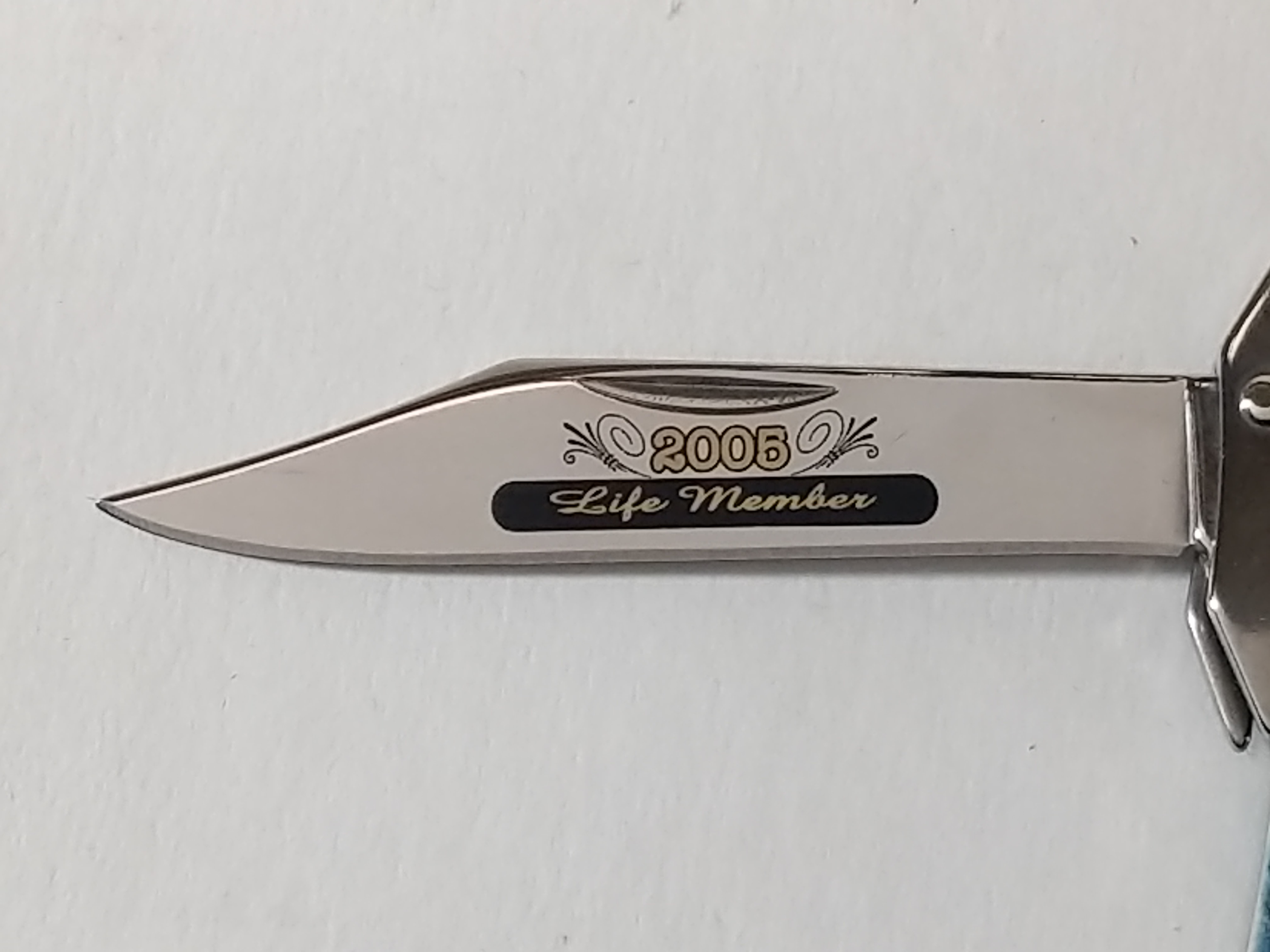 2005 CASE XX 611 1/2L SS ACK CCC Life Member Blue Cheetah Cub MINT