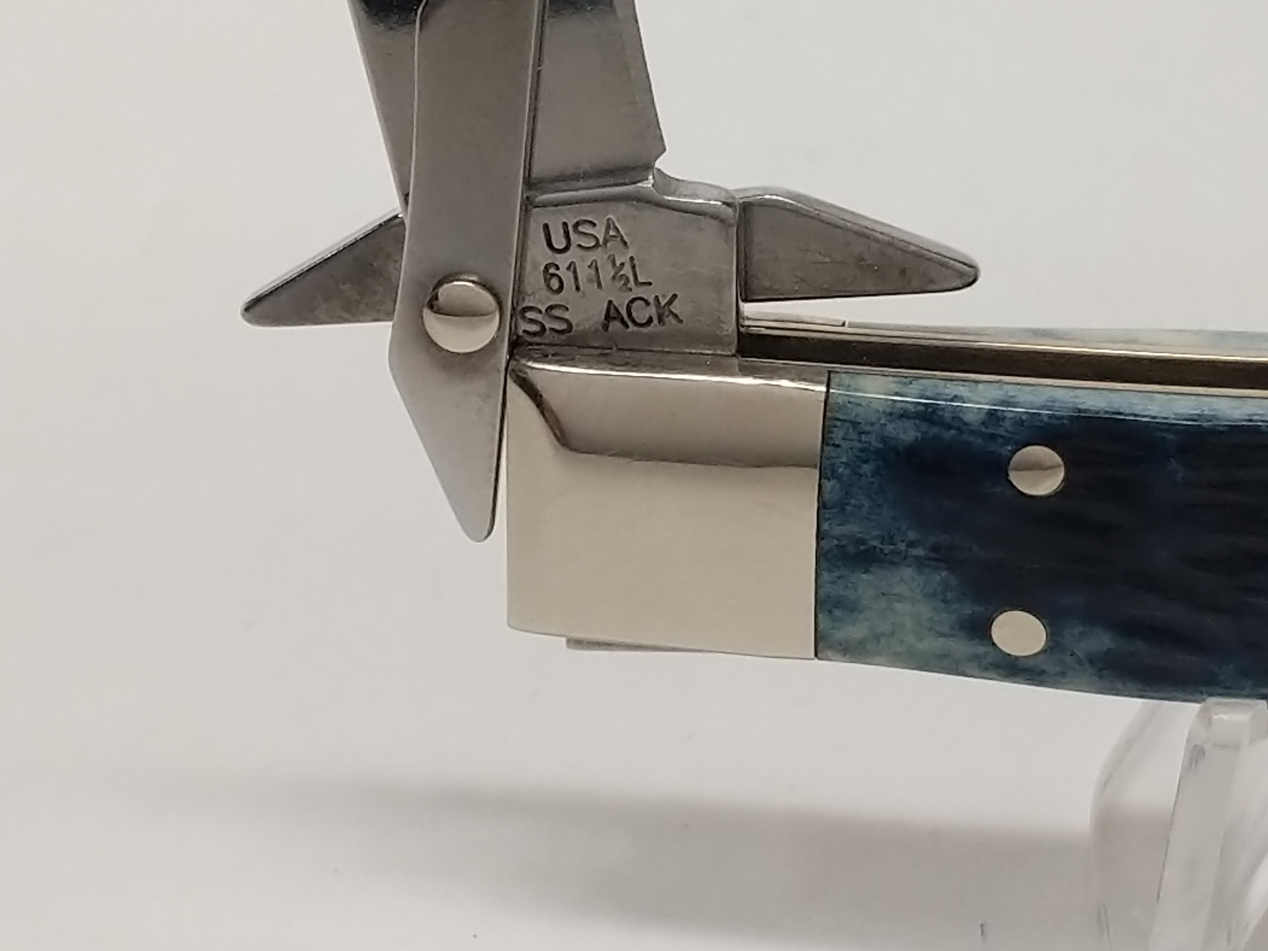 2005 CASE XX 611 1/2L SS ACK CCC Life Member Blue Cheetah Cub MINT