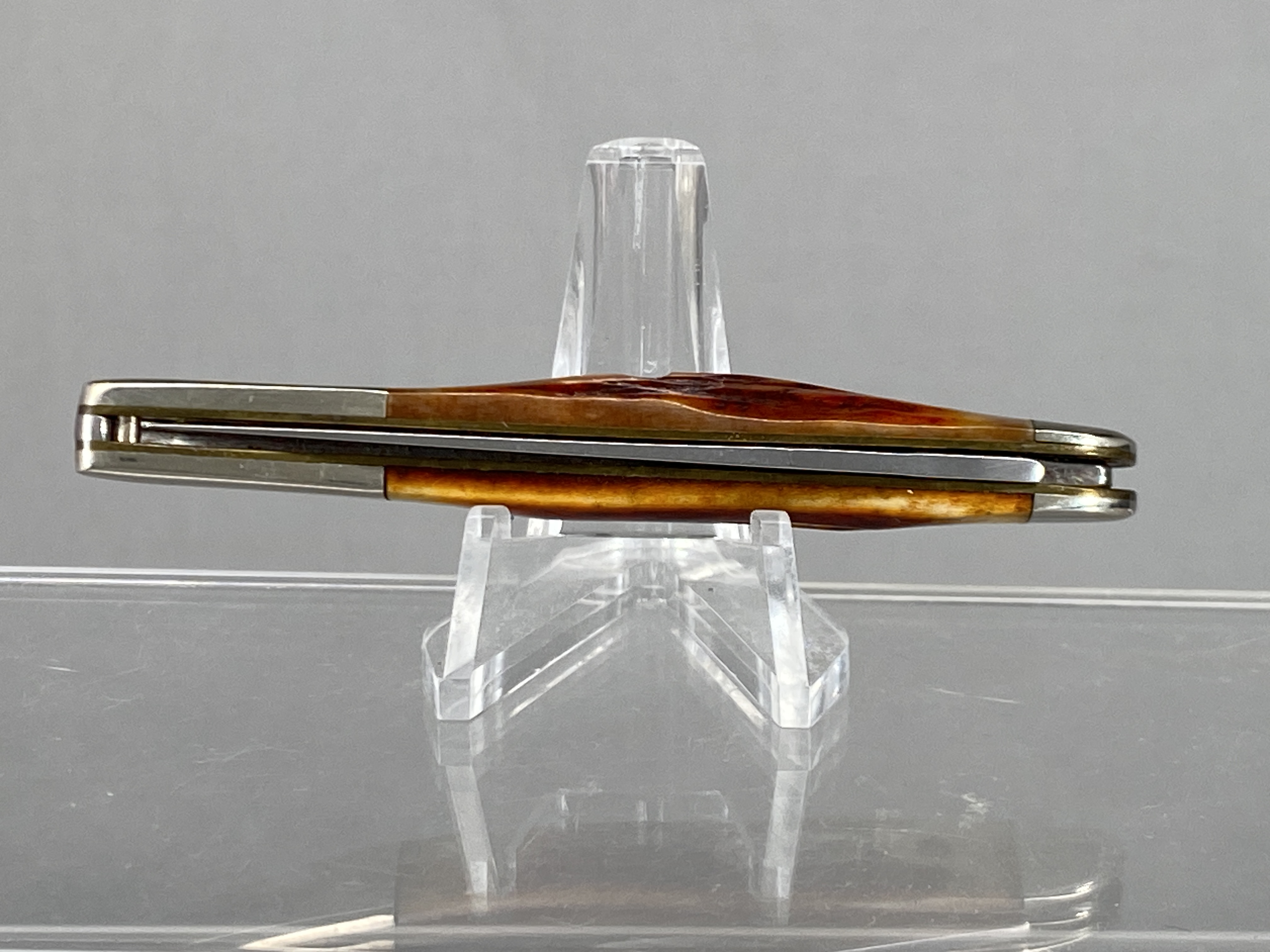 1996 CASE XX USA R510096 SS Red Stag Small Texas Toothpick MINT