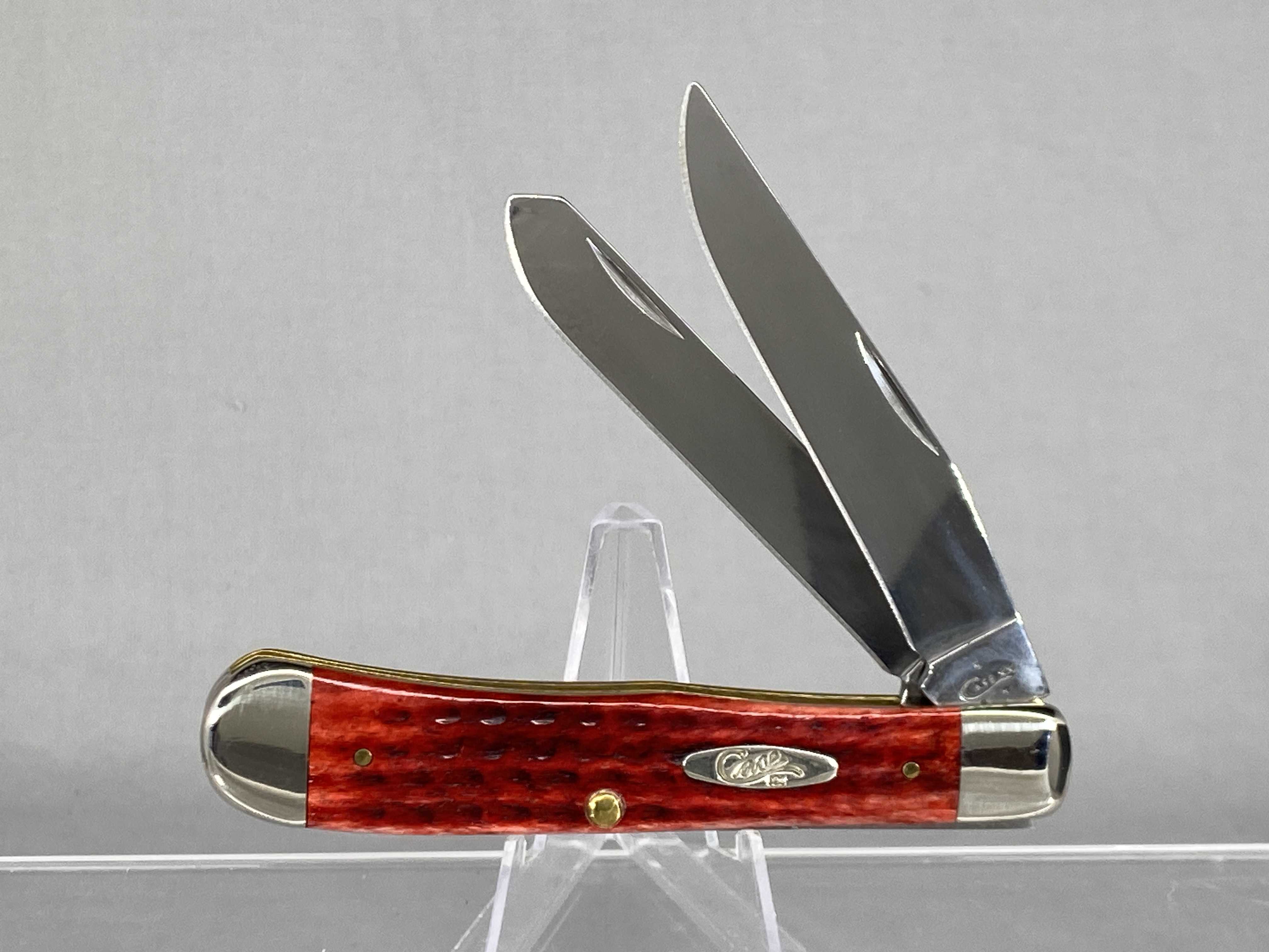 2017 CASE XX USA 6254 SS Red Bone Trapper MINT