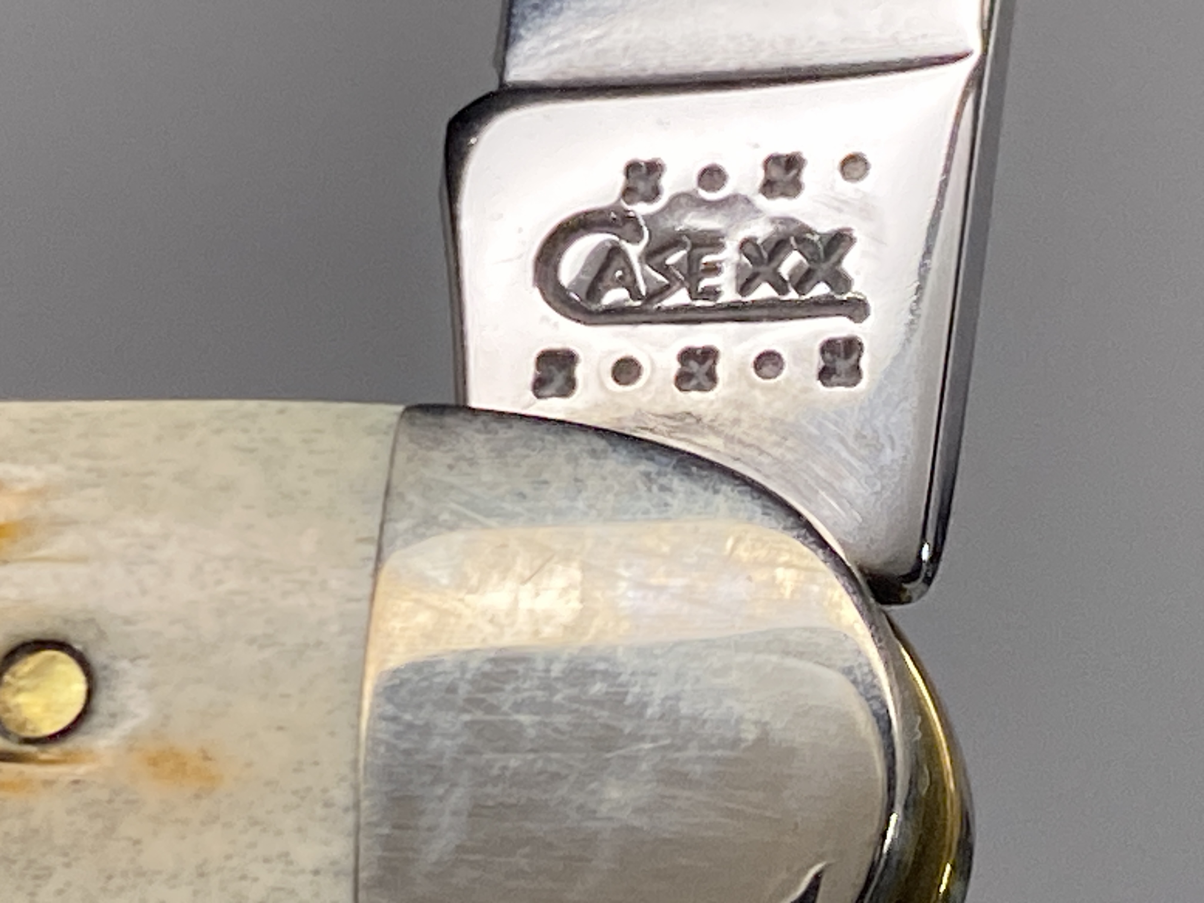 2001 CASE XX USA 610094 SS Burnt Amber Jigged Bone Toothpick MINT IN BOX