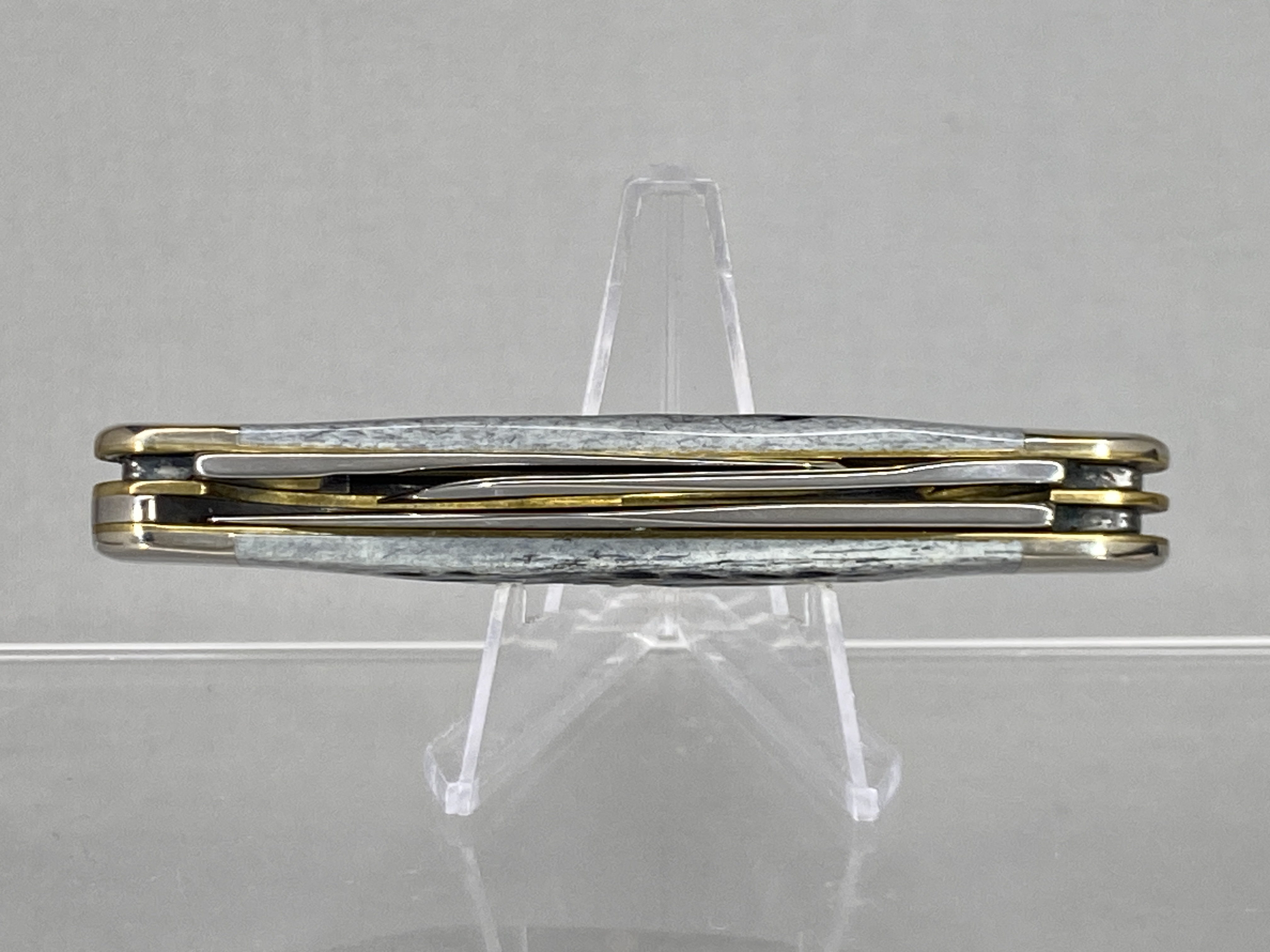 2001 CASE XX USA TB6339 SS Blue Bone Tony Bose POCKET WORN Sowbelly ...