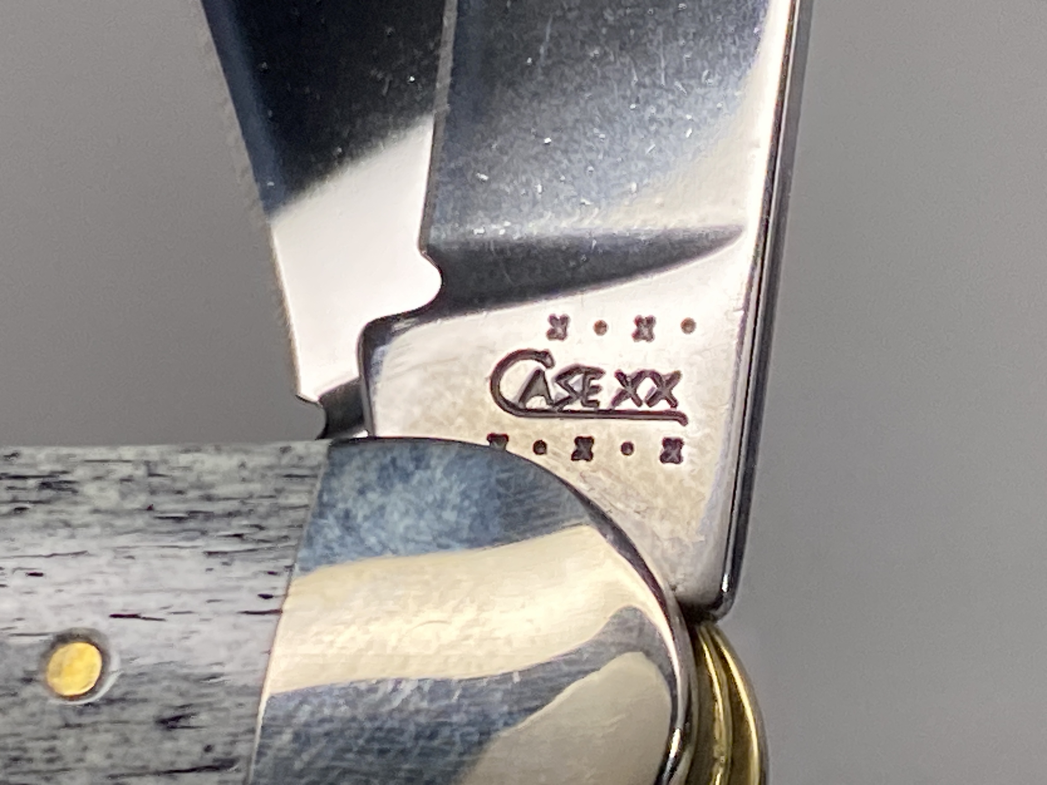 2001 CASE XX USA TB6339 SS Blue Bone Tony Bose POCKET WORN Sowbelly ...