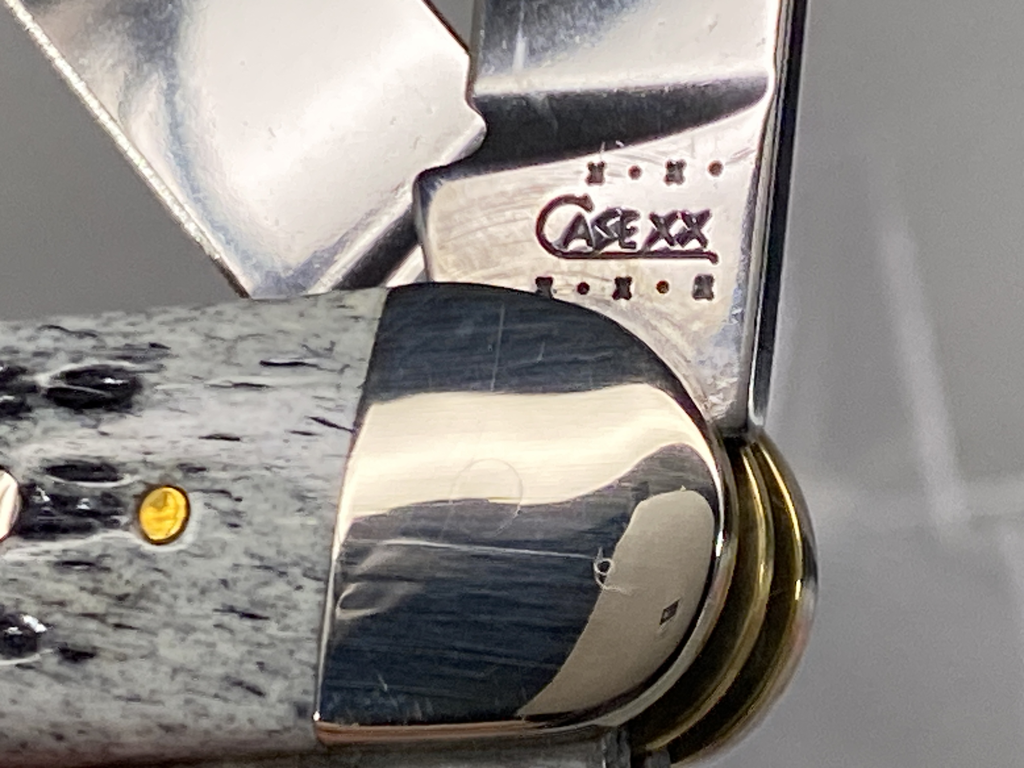 2001 CASE XX USA TB6339 SS Blue Bone Tony Bose POCKET WORN Sowbelly ...