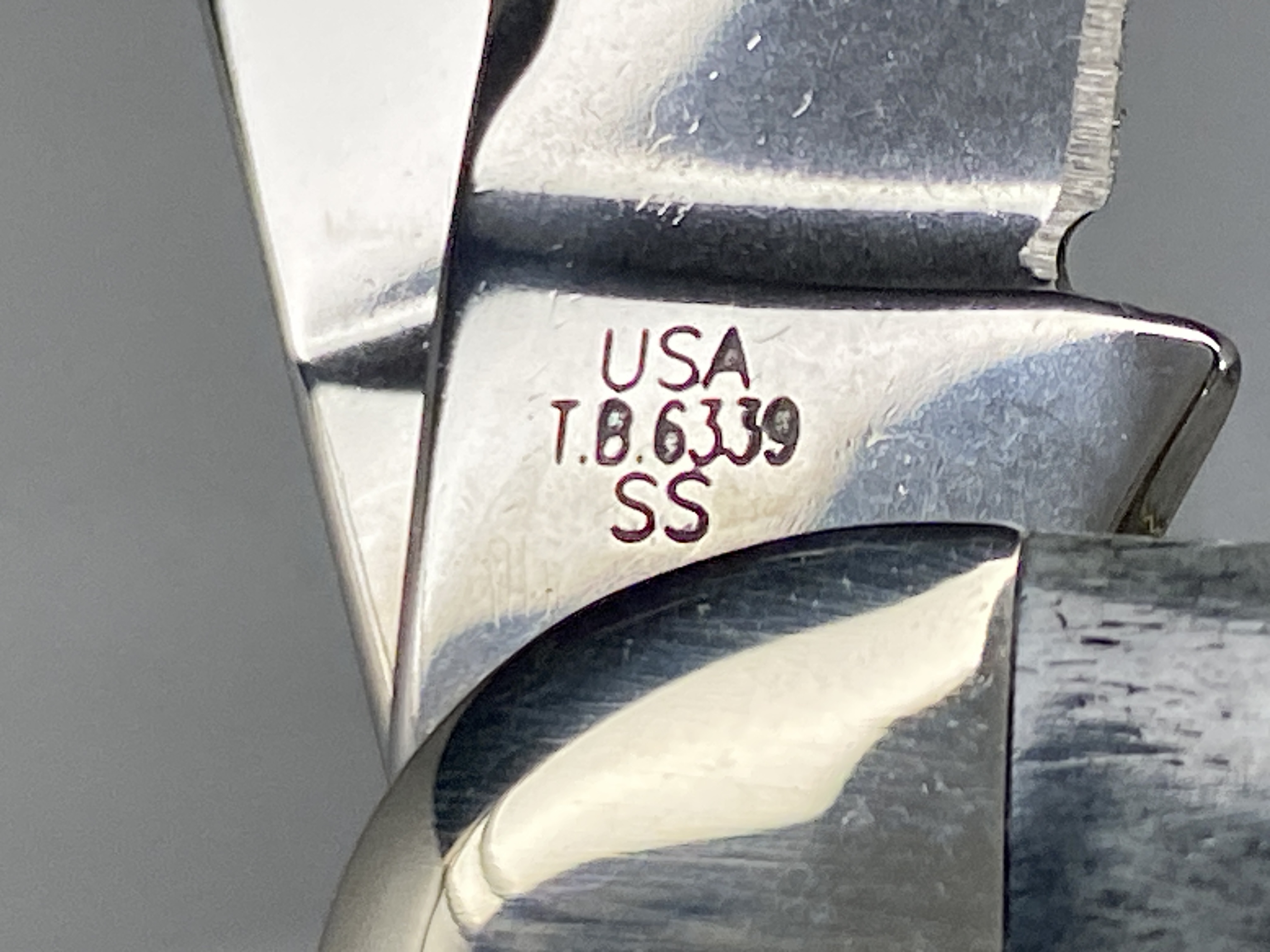 2001 CASE XX USA TB6339 SS Blue Bone Tony Bose POCKET WORN Sowbelly ...