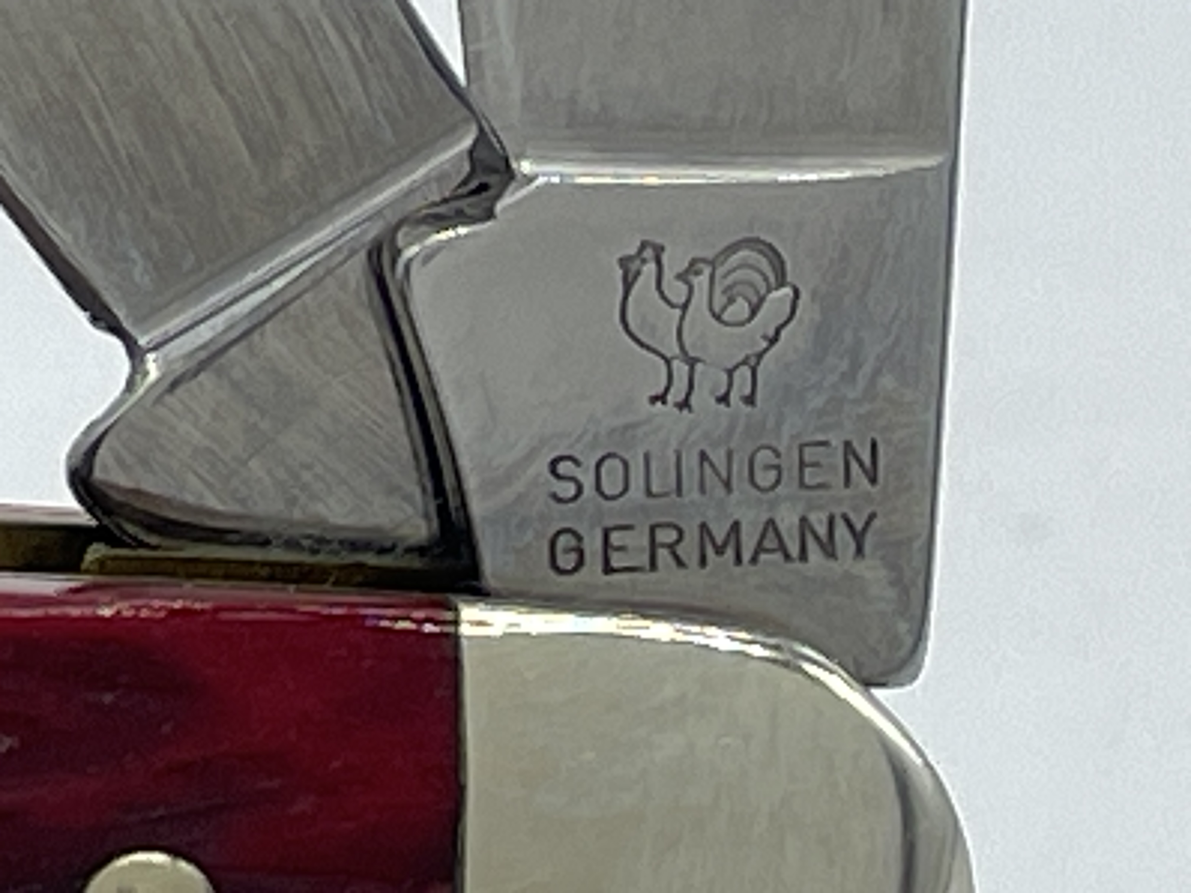 2000 HEN & ROOSTER Solingen 333 BS Red Jigged Bone Stockman MINT