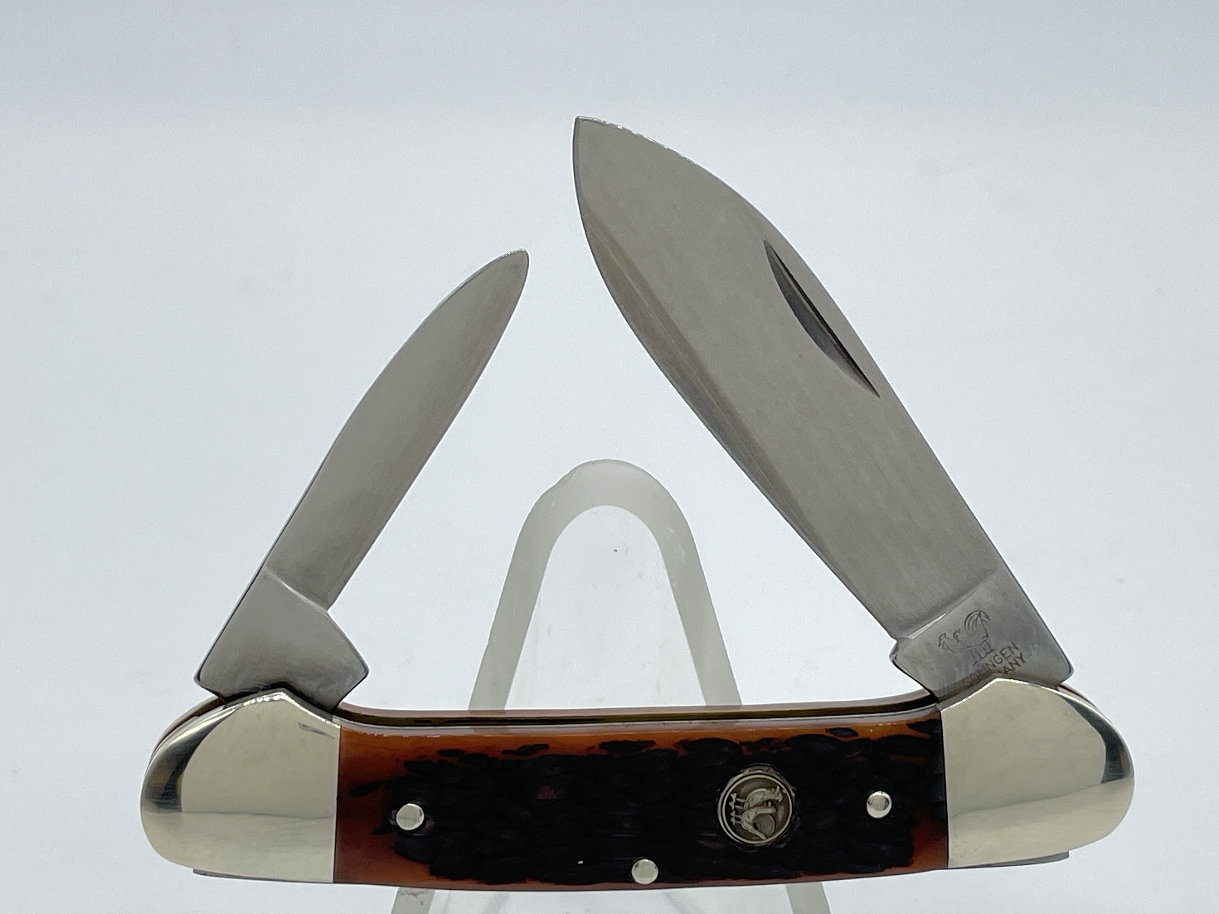 HEN & ROOSTER Solingen 252 ASC Autumn Second Cut Bone Canoe MINT