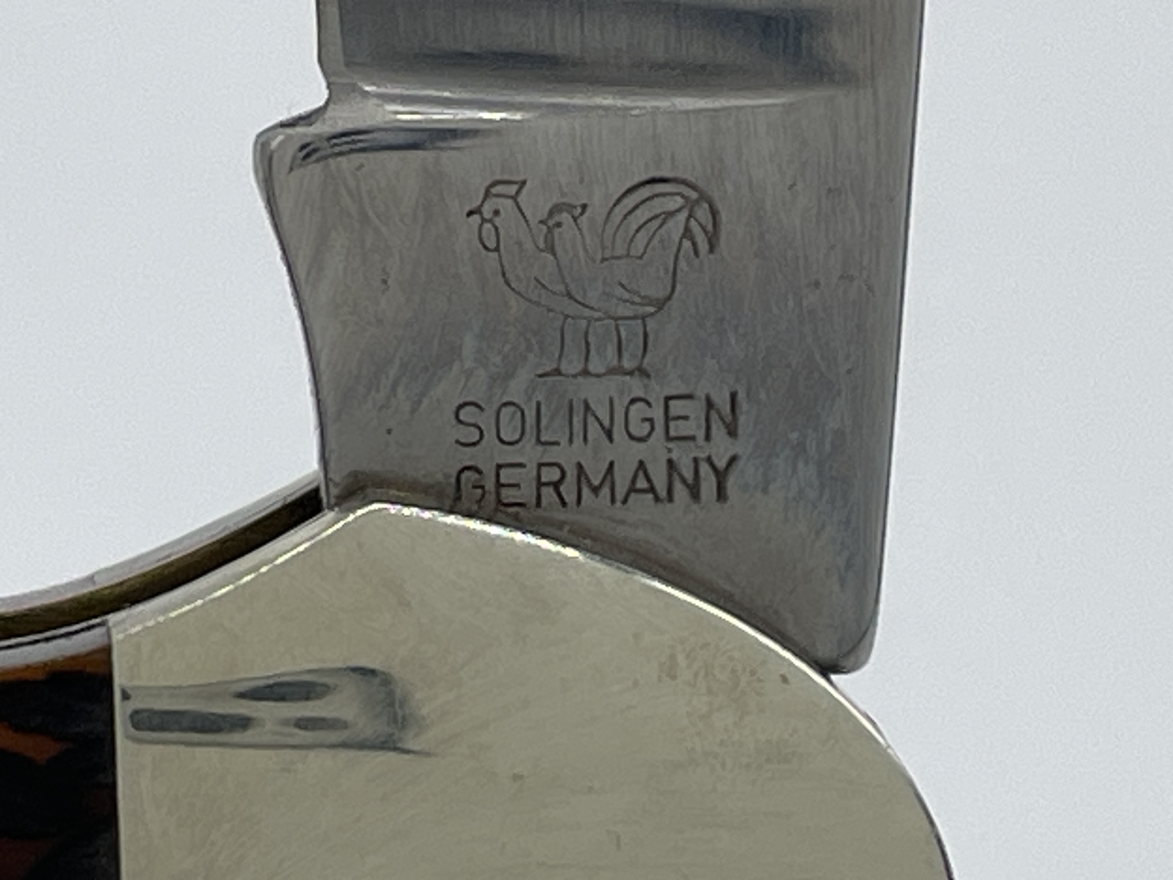 HEN & ROOSTER Solingen 252 ASC Autumn Second Cut Bone Canoe MINT