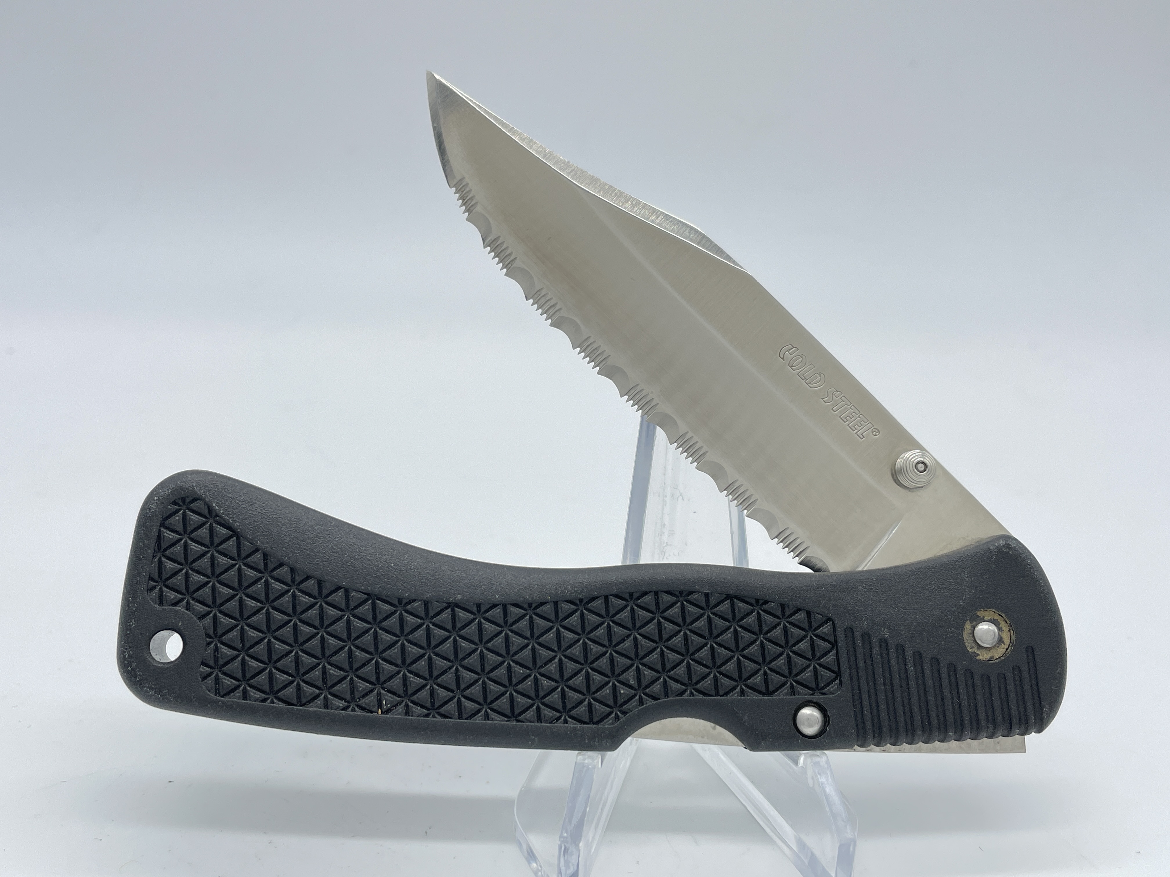 COLD STEEL Japan Voyager Black Mid Lock Clip Point MINT