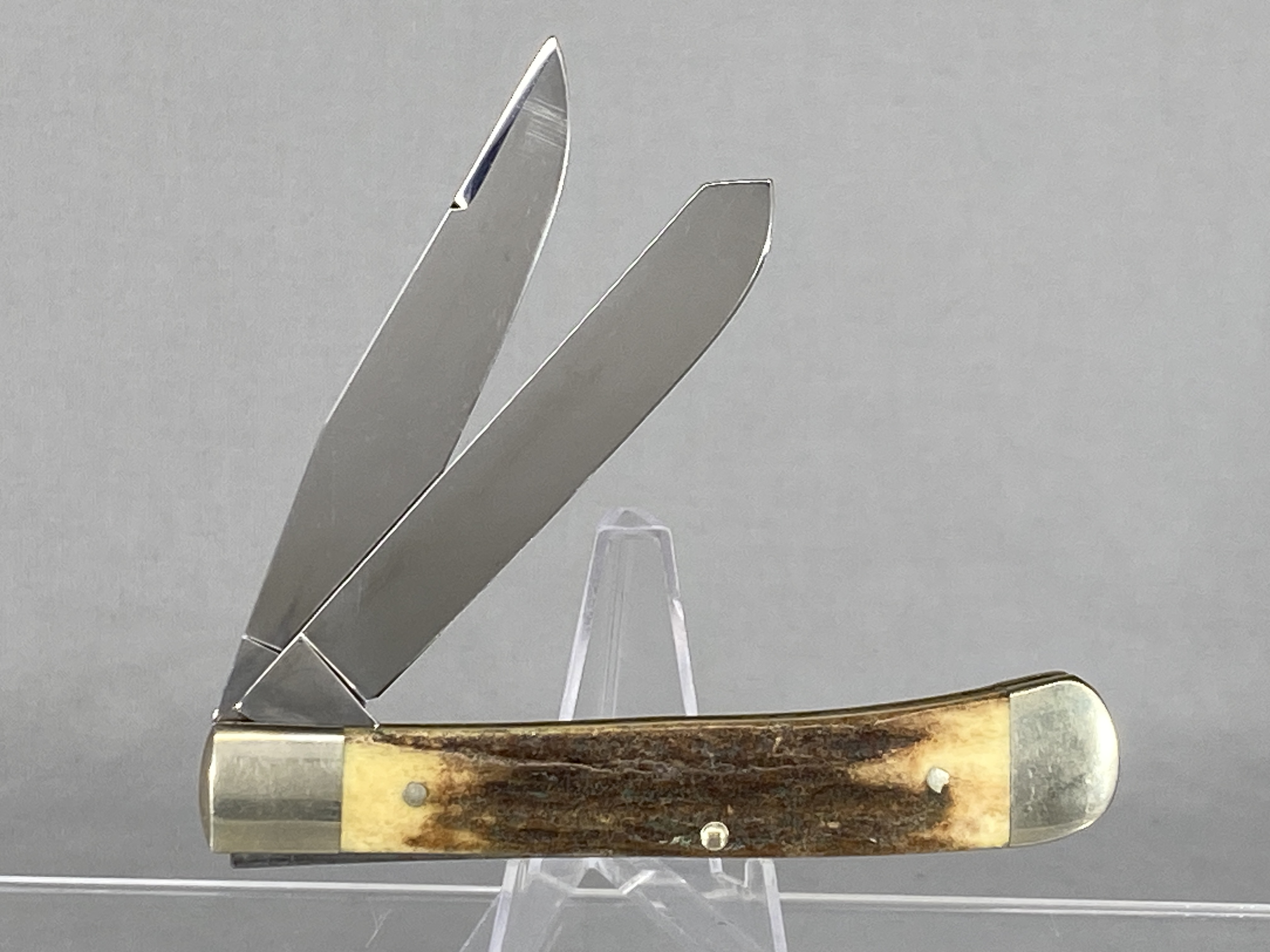 Early HEN & ROOSTER Solingen (312?) Genuine Stag Trapper NEAR MINT