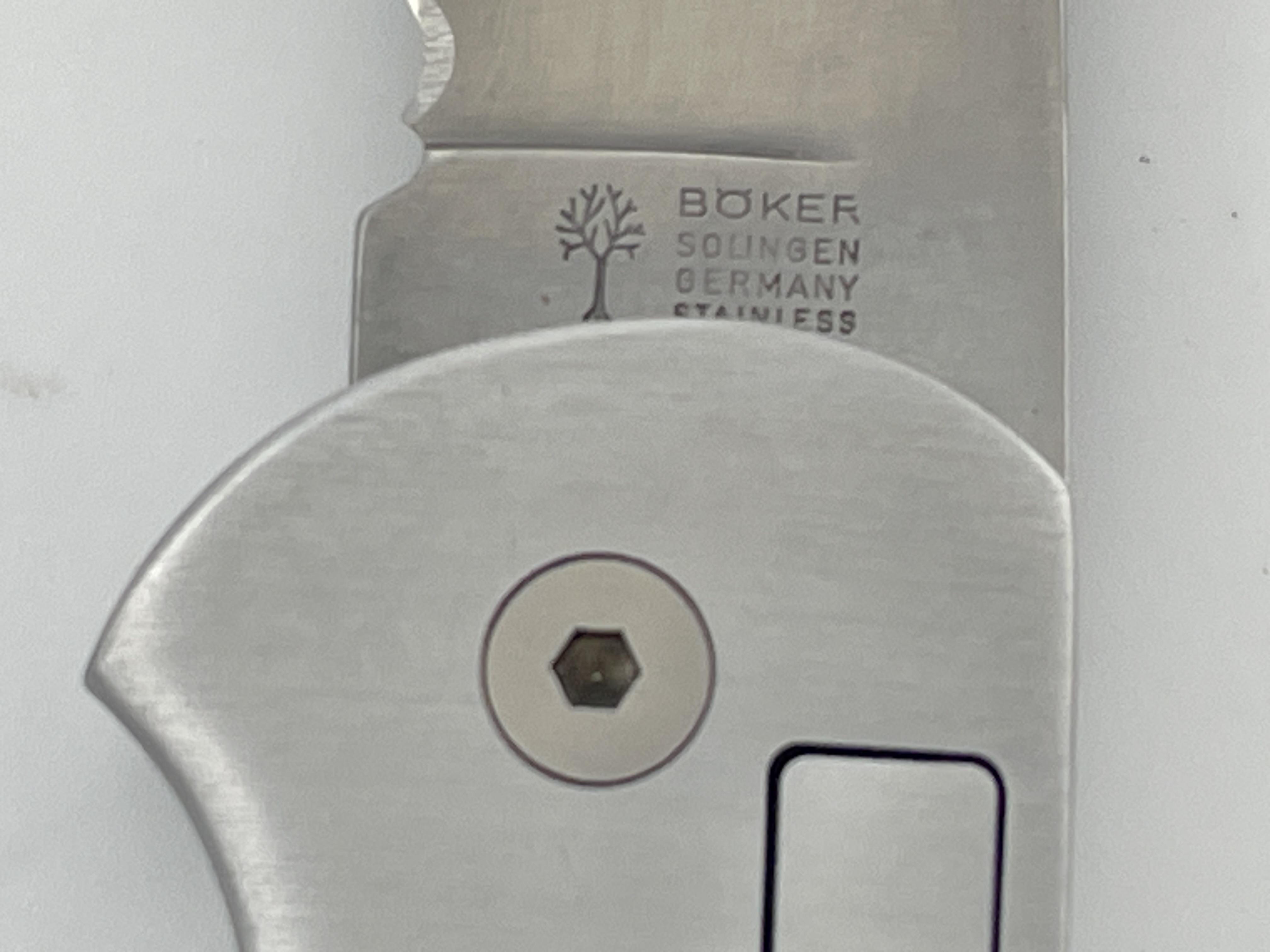 BOKER TREE BRAND Solingen 707BB Silver Serrated TopLock Auto w/Pouch IN BOX