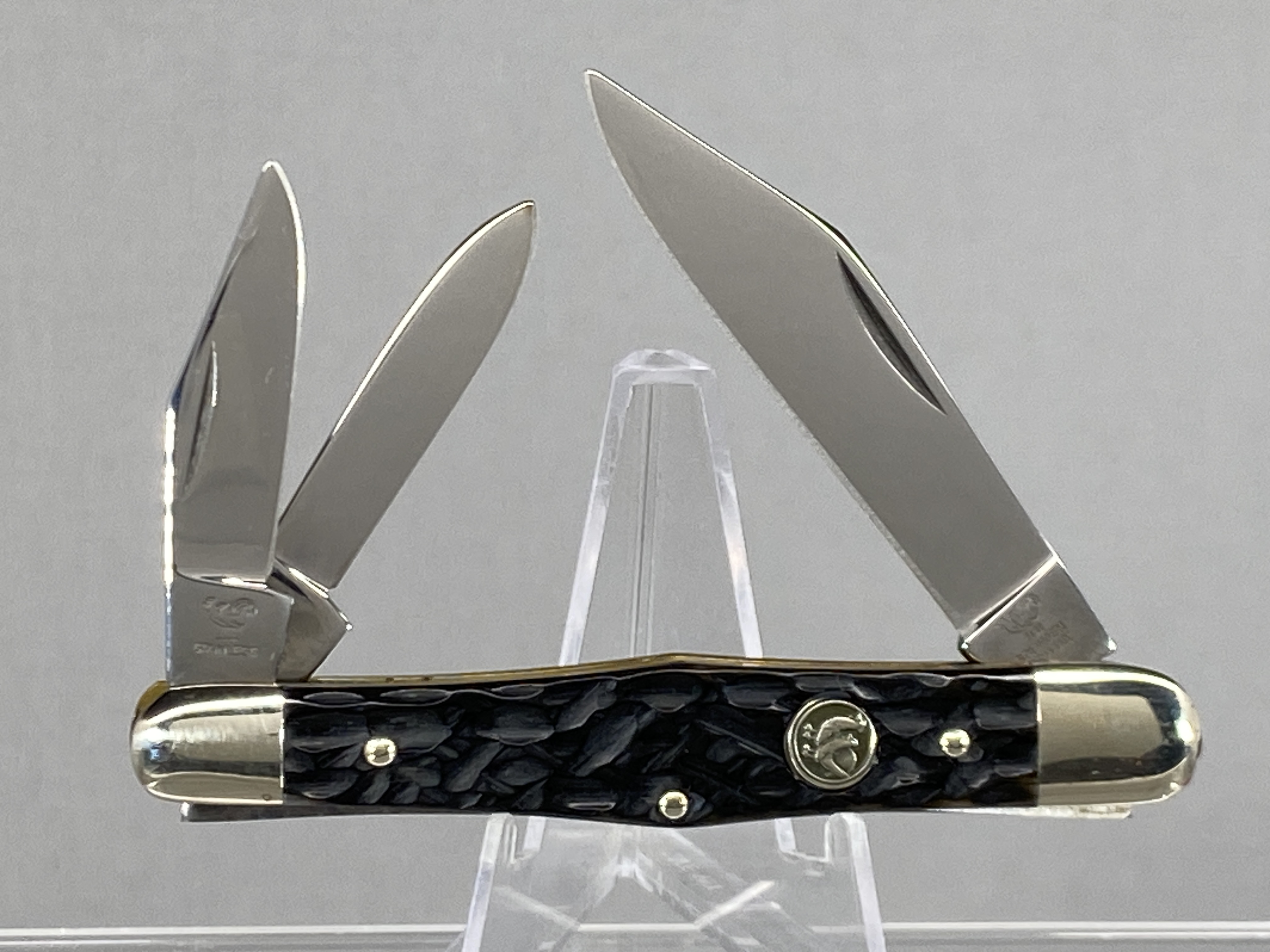 HEN & ROOSTER Solingen 123 BPB Black Pick Bone Whittler MINT