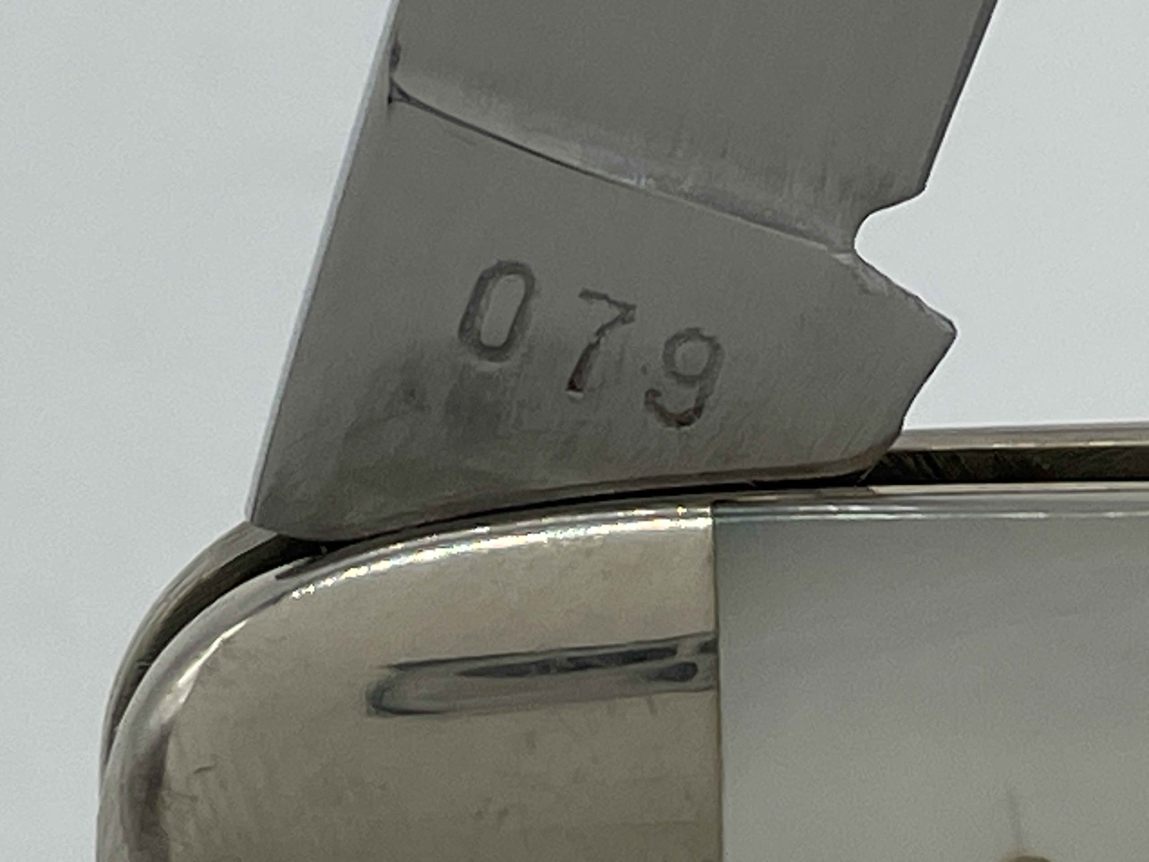 1975 CASE XX 079 Genuine Mother of Pearl Pen Knife MINT