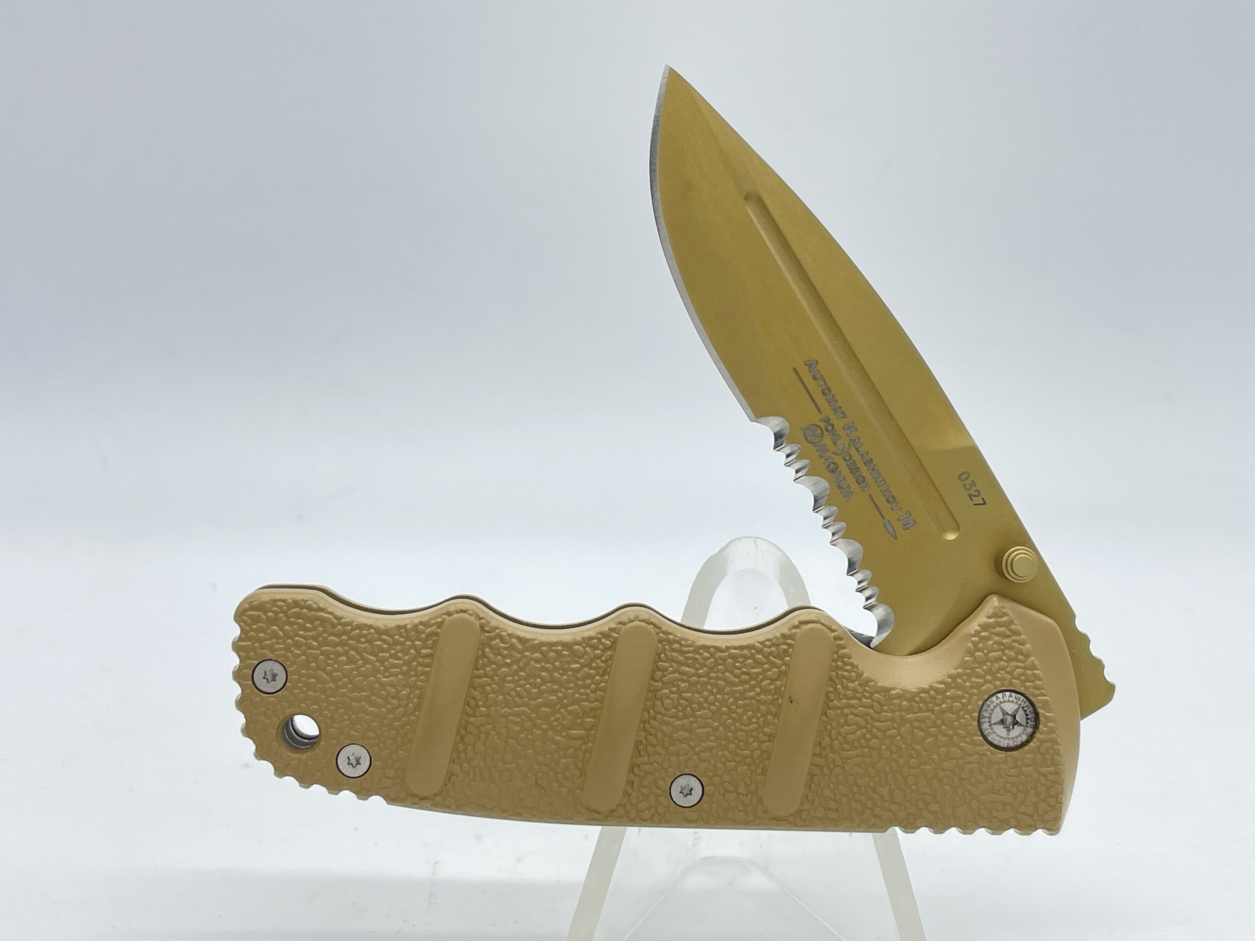 BOKER MAGNUM KAL74DES Automat Kalashnikov 74 Desert Tan LinerLock IN BOX