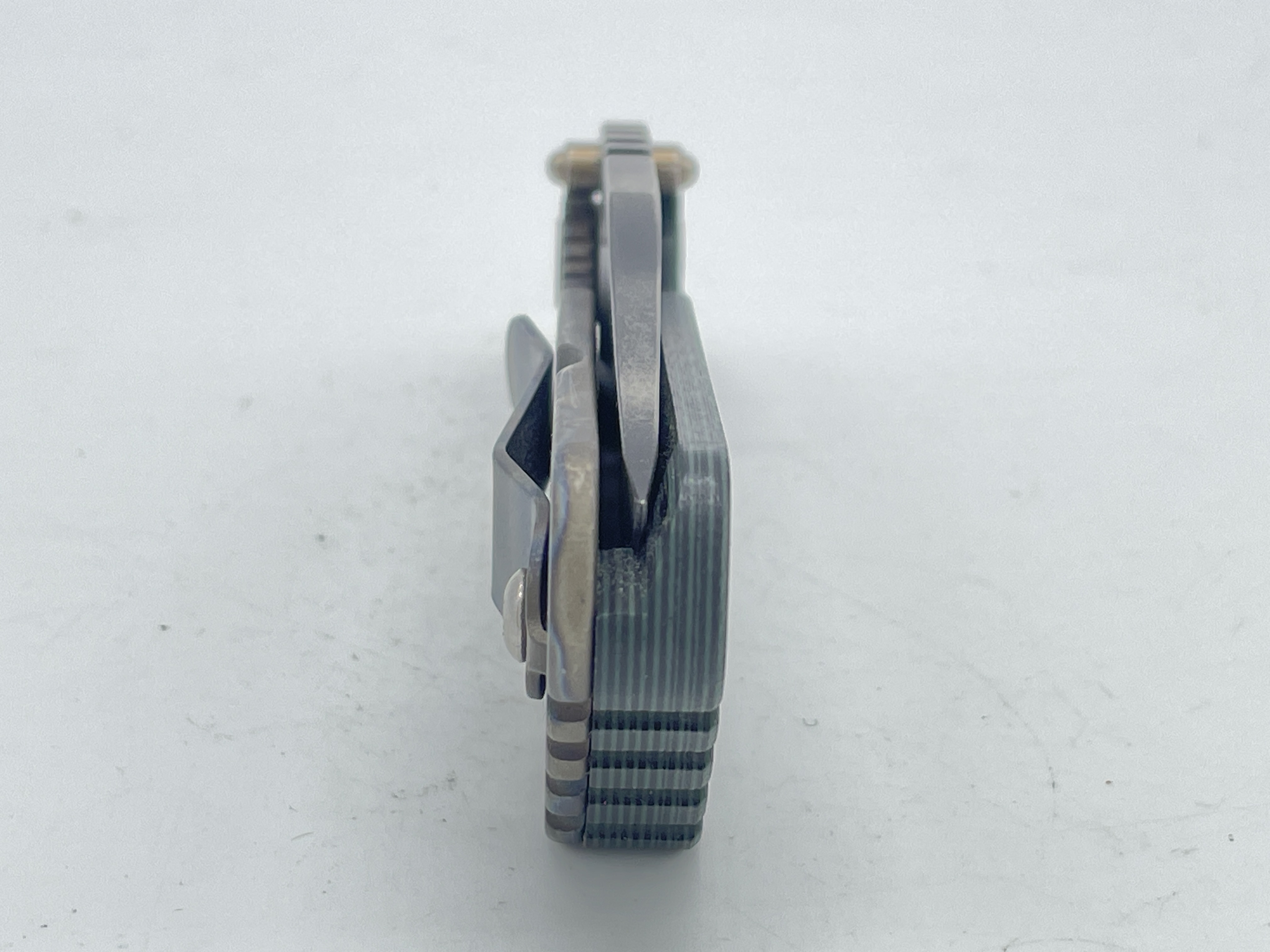 Rare Early STRIDER Gen 1 G10 Tiger Stripe S30V SnG Frame Lock MINT IN ...