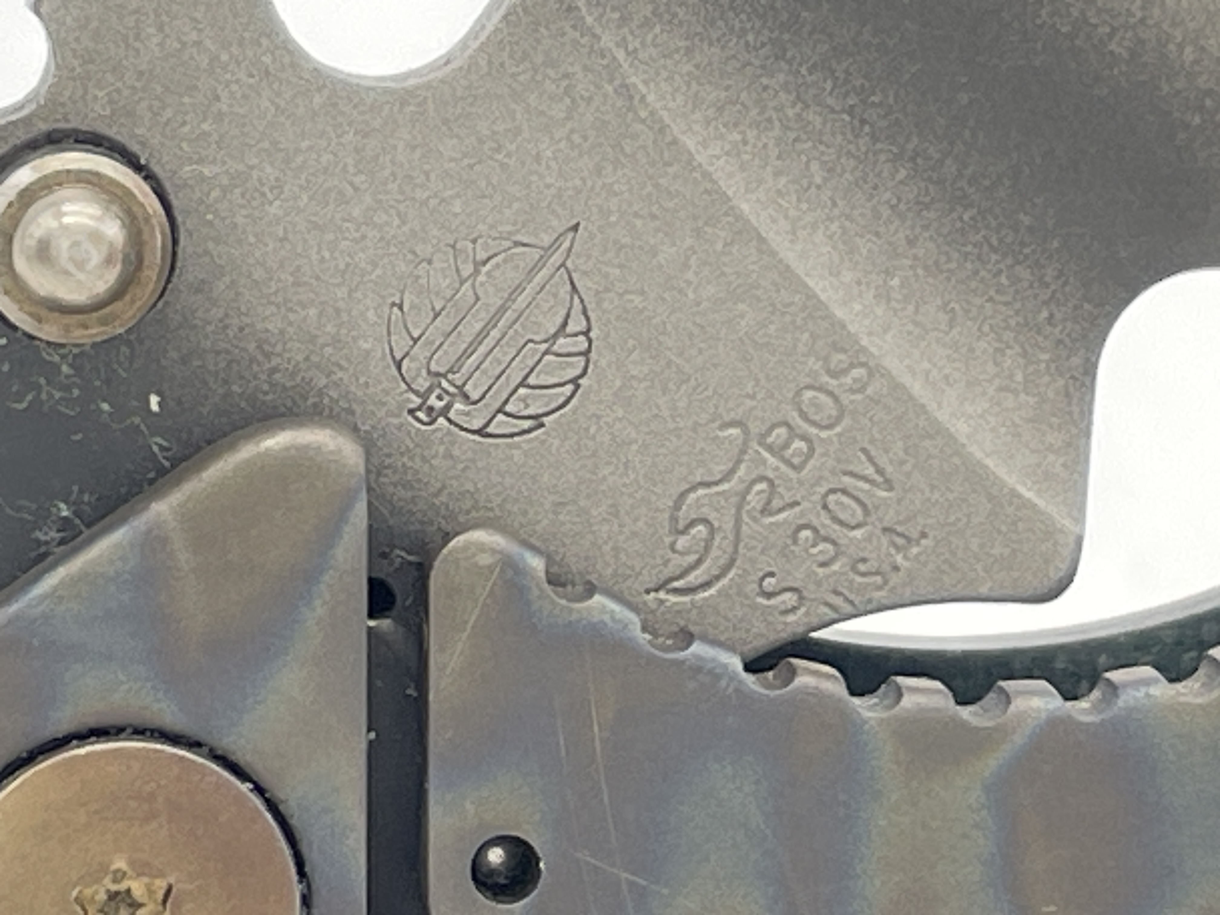 Rare Early STRIDER Gen 1 G10 Tiger Stripe S30V SnG Frame Lock MINT IN ...