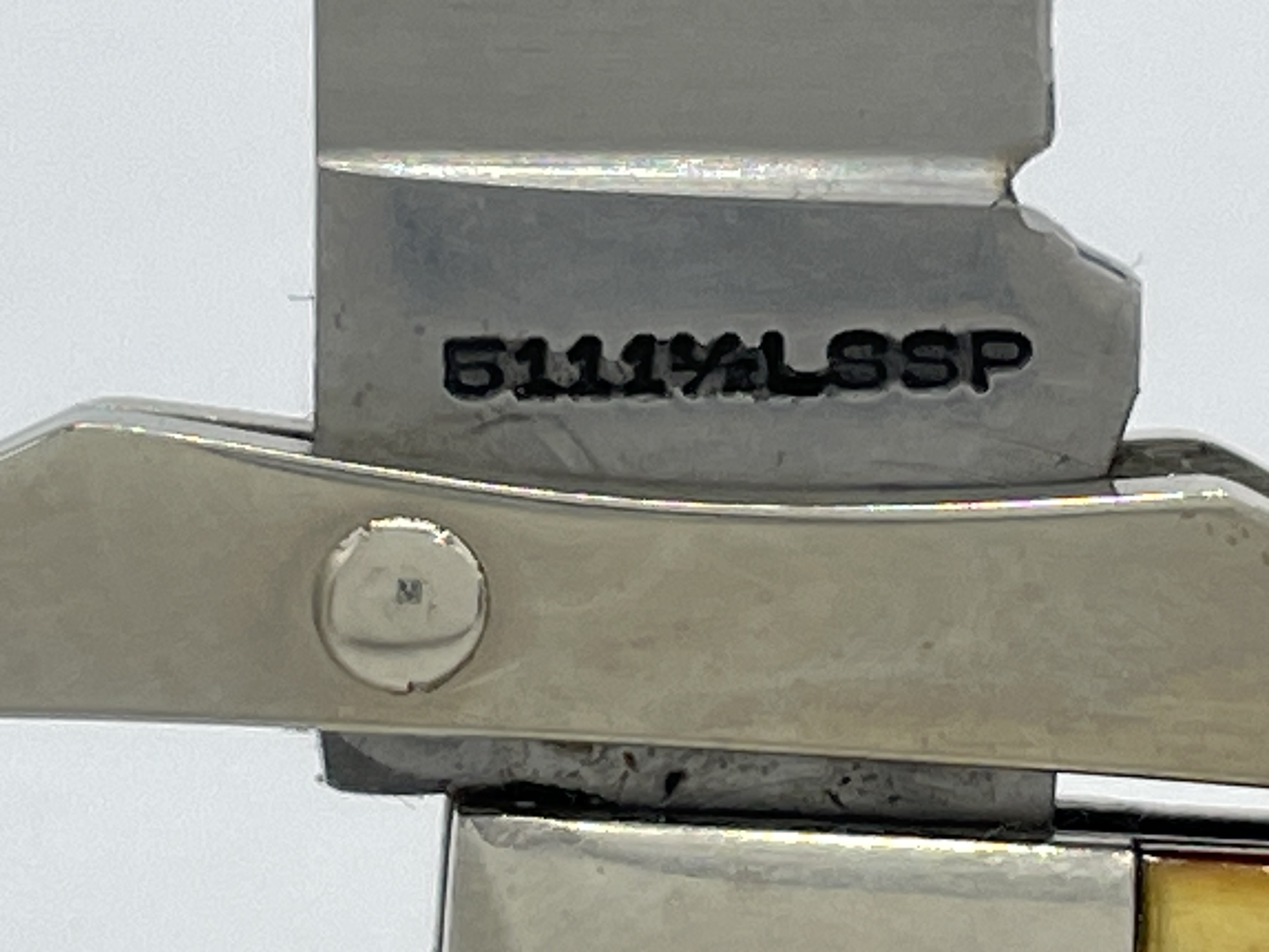 1977 CASE XX 5111-1/2 L SSP Blue Scroll Fat Stag Cheetah MINT