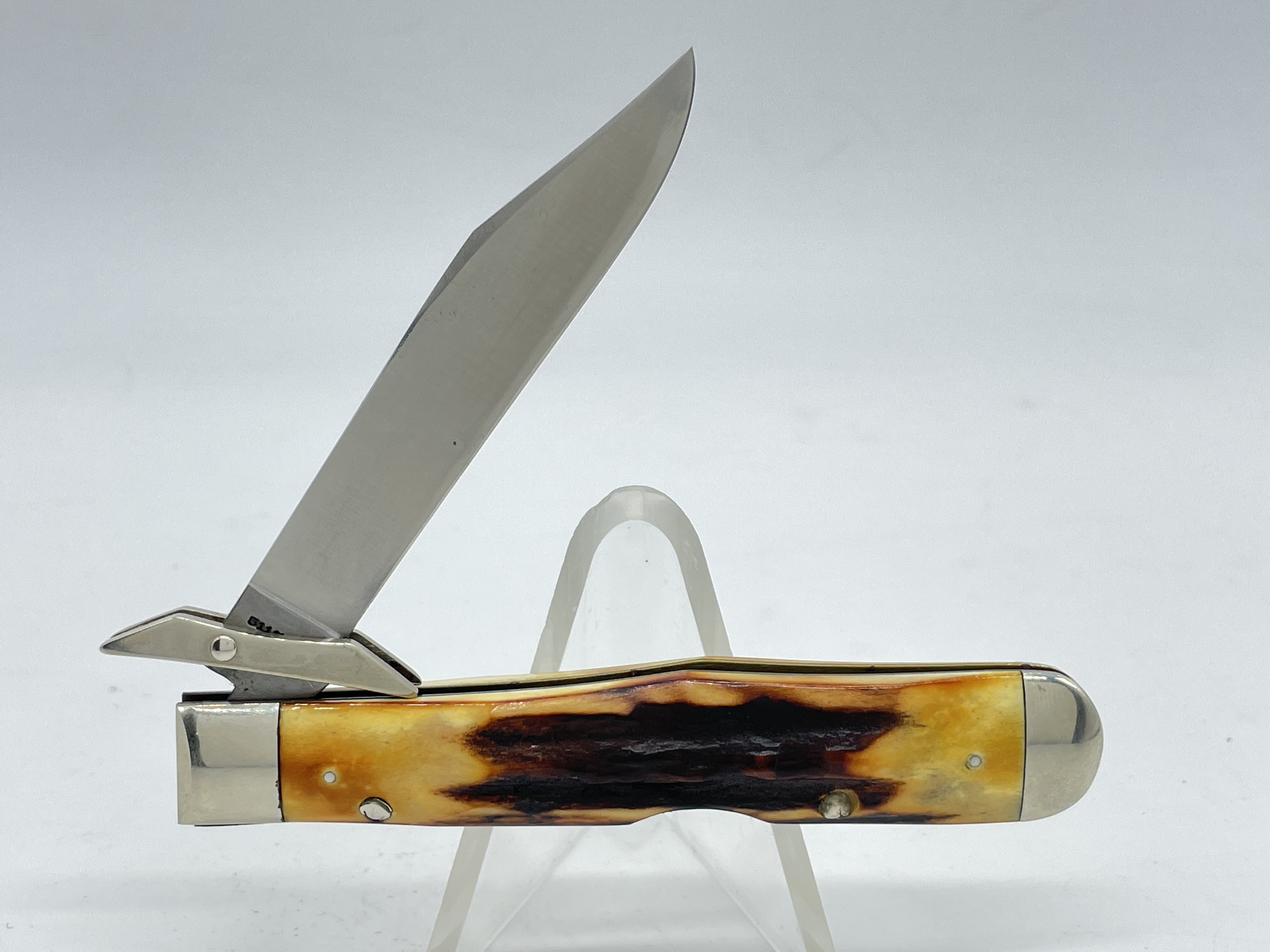 1977 CASE XX 5111-1/2 L SSP Blue Scroll Fat Stag Cheetah MINT