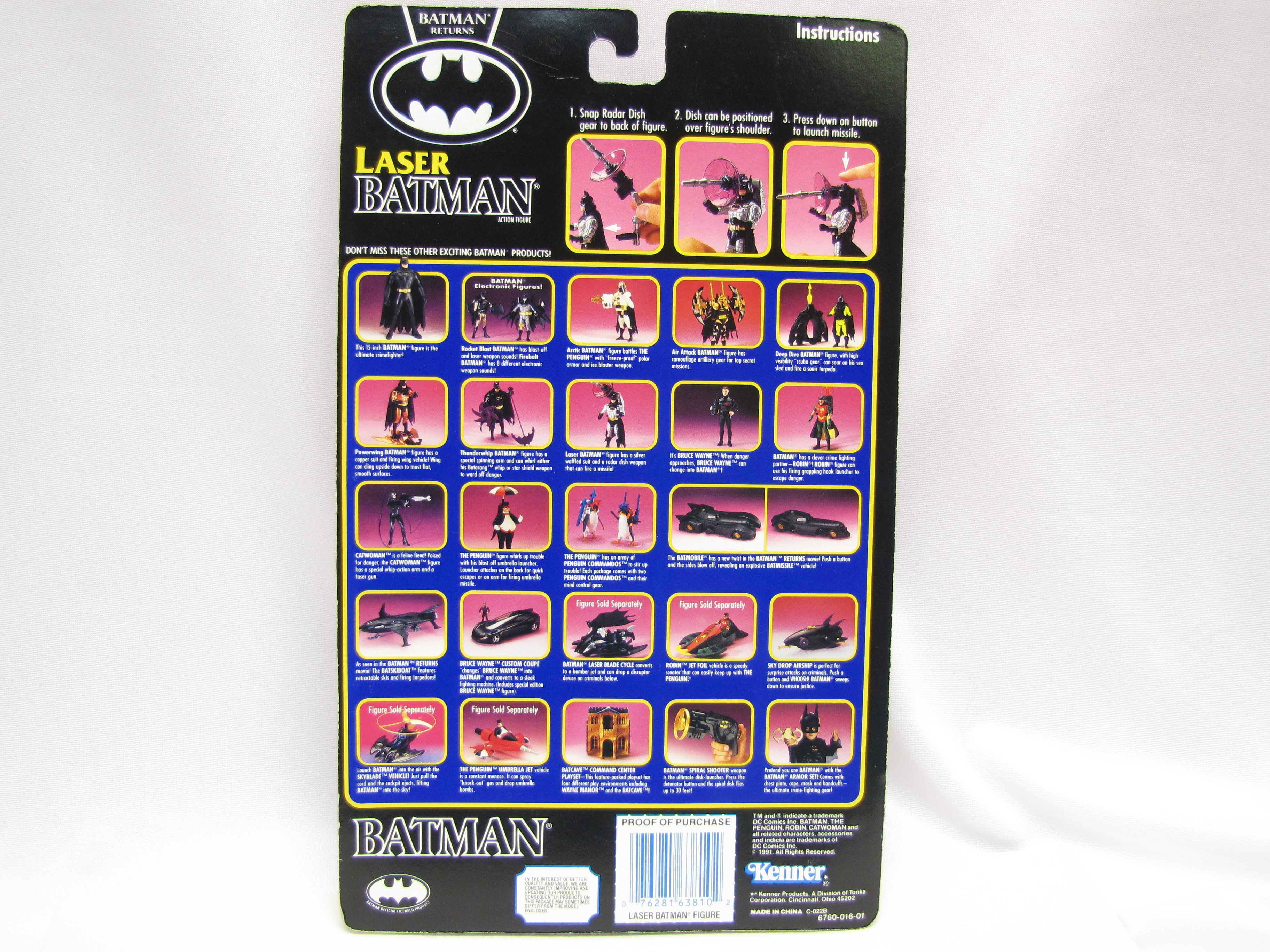 How much is LASER BATMAN 5" Action Figure (Batman Returns, Kenner, 1991 ...
