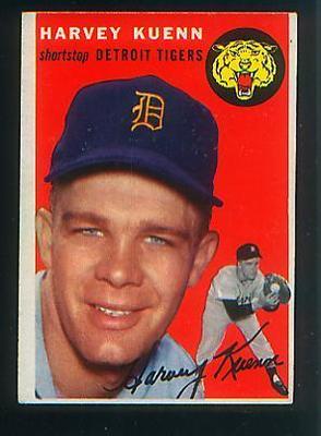 How Much Is 1954 Topps Baseball Card 25 Harvey Kuenn Worth Iguide 3415