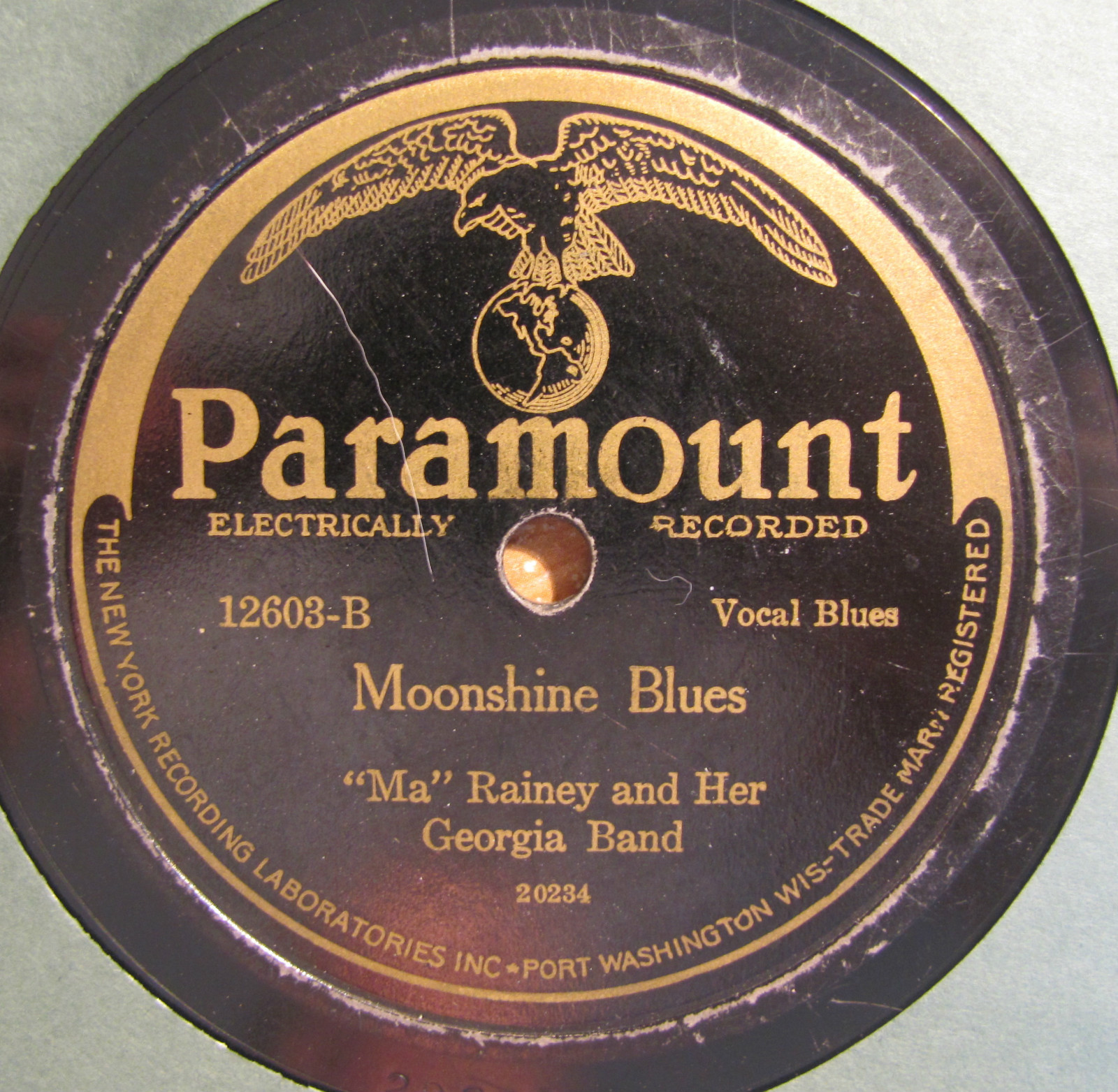 How much is MA RAINEY AND HER GEORGIA BAND Moonshine Blues (Paramount ...