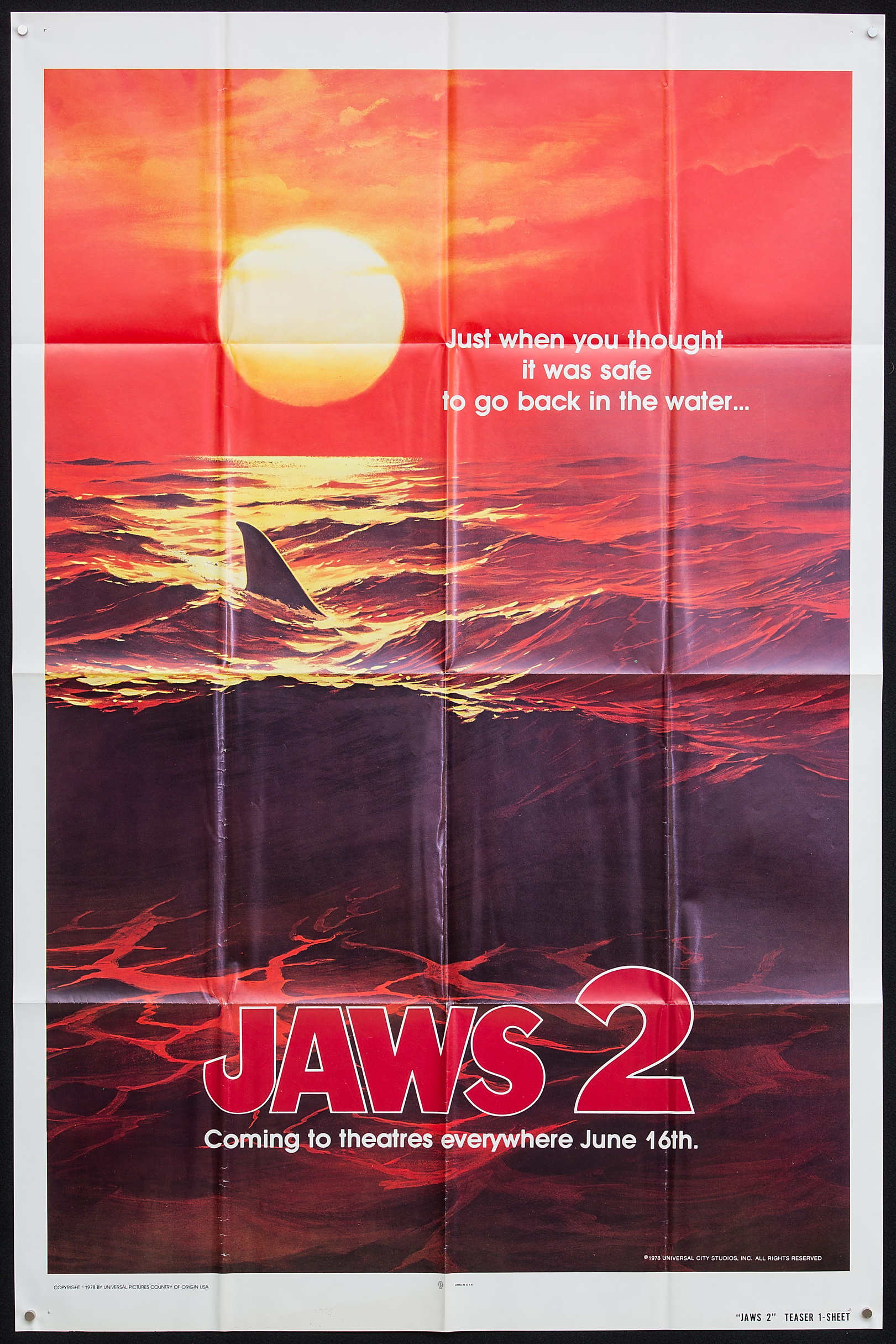 How much is JAWS II American One Sheet Advance Teaser (Universal, 1978 ...
