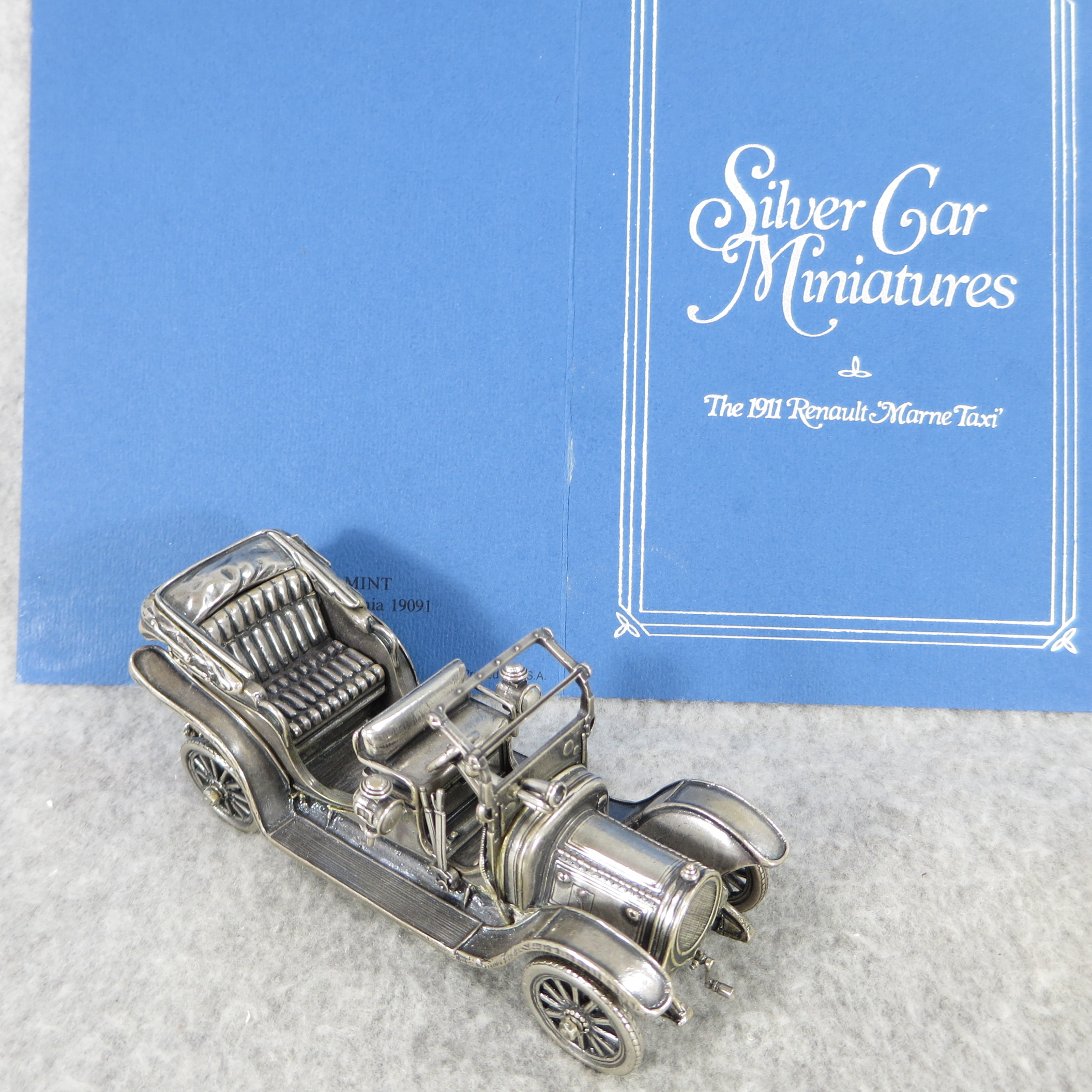 How much is 1911 RENAULT TAXI World-Famous Sterling Silver Vintage Car ...