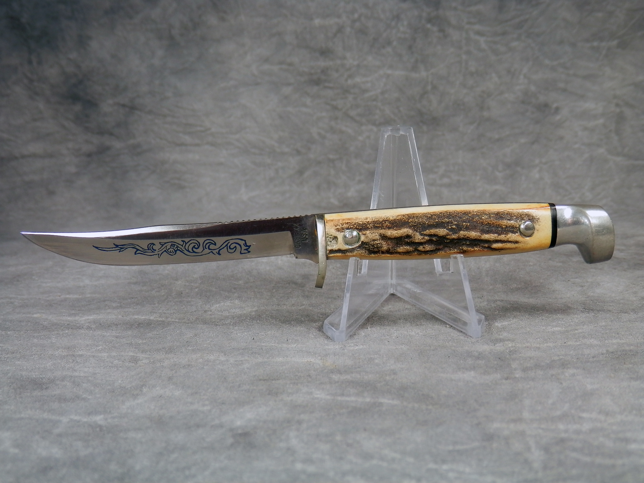 How much is 1965-1980 Case XX USA M5F SSP Stag Fixed Blade worth ...