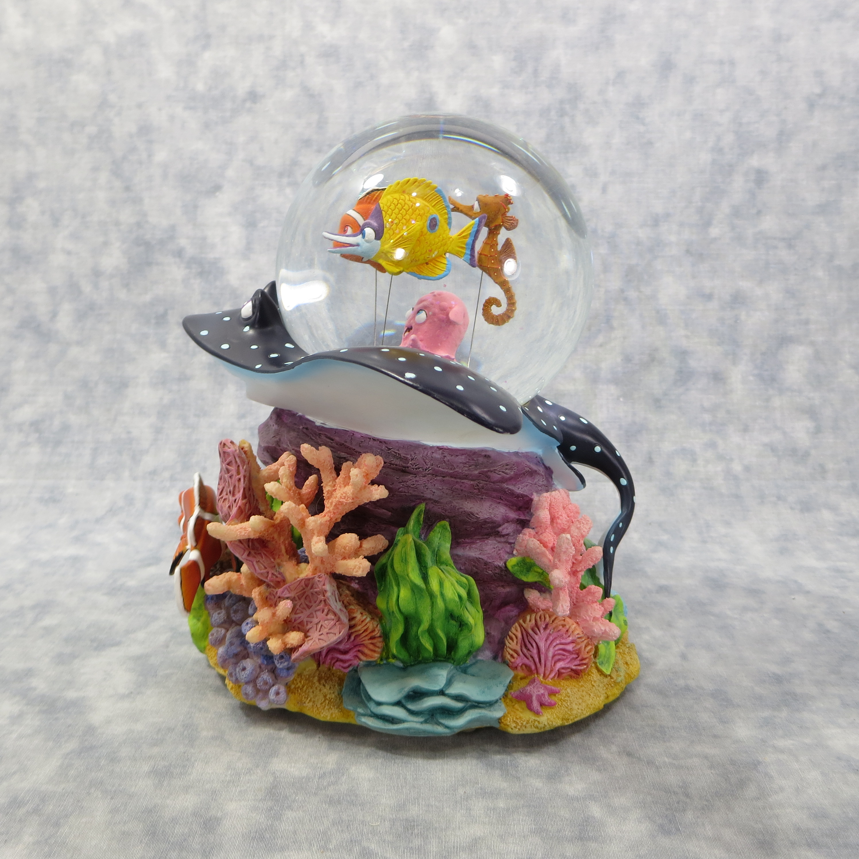 How much is FINDING NEMO Coral Reef 8-1/2 inch Musical Snowglobe with ...