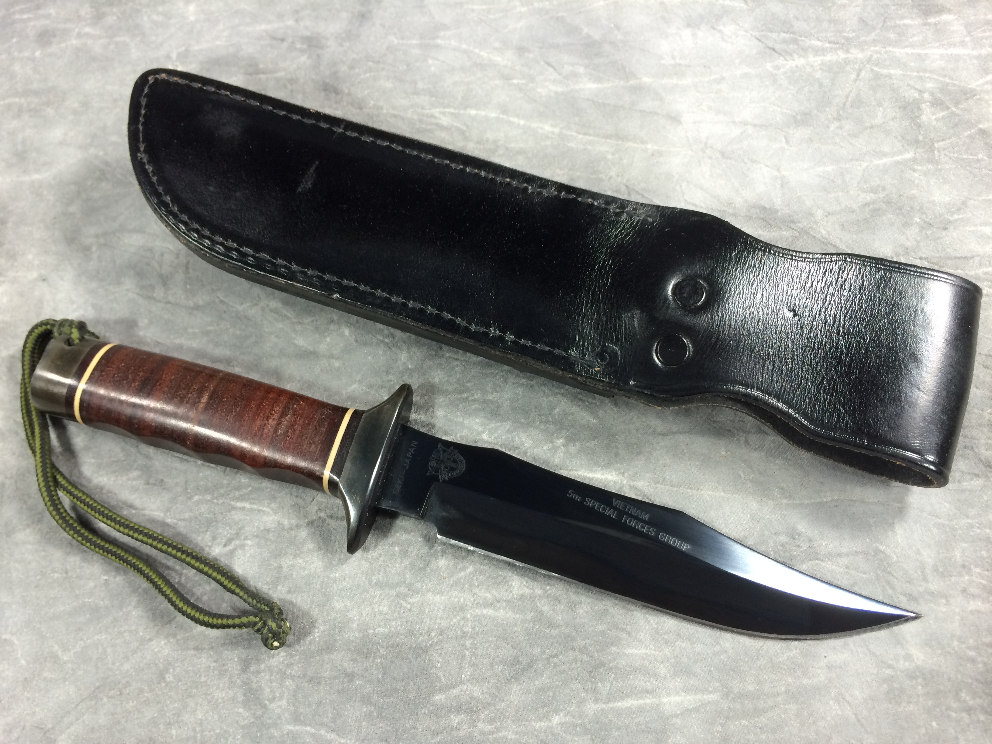 How much is SOG S1 Bowie SEKI Vietnam 5th Special Forces Group Survival ...