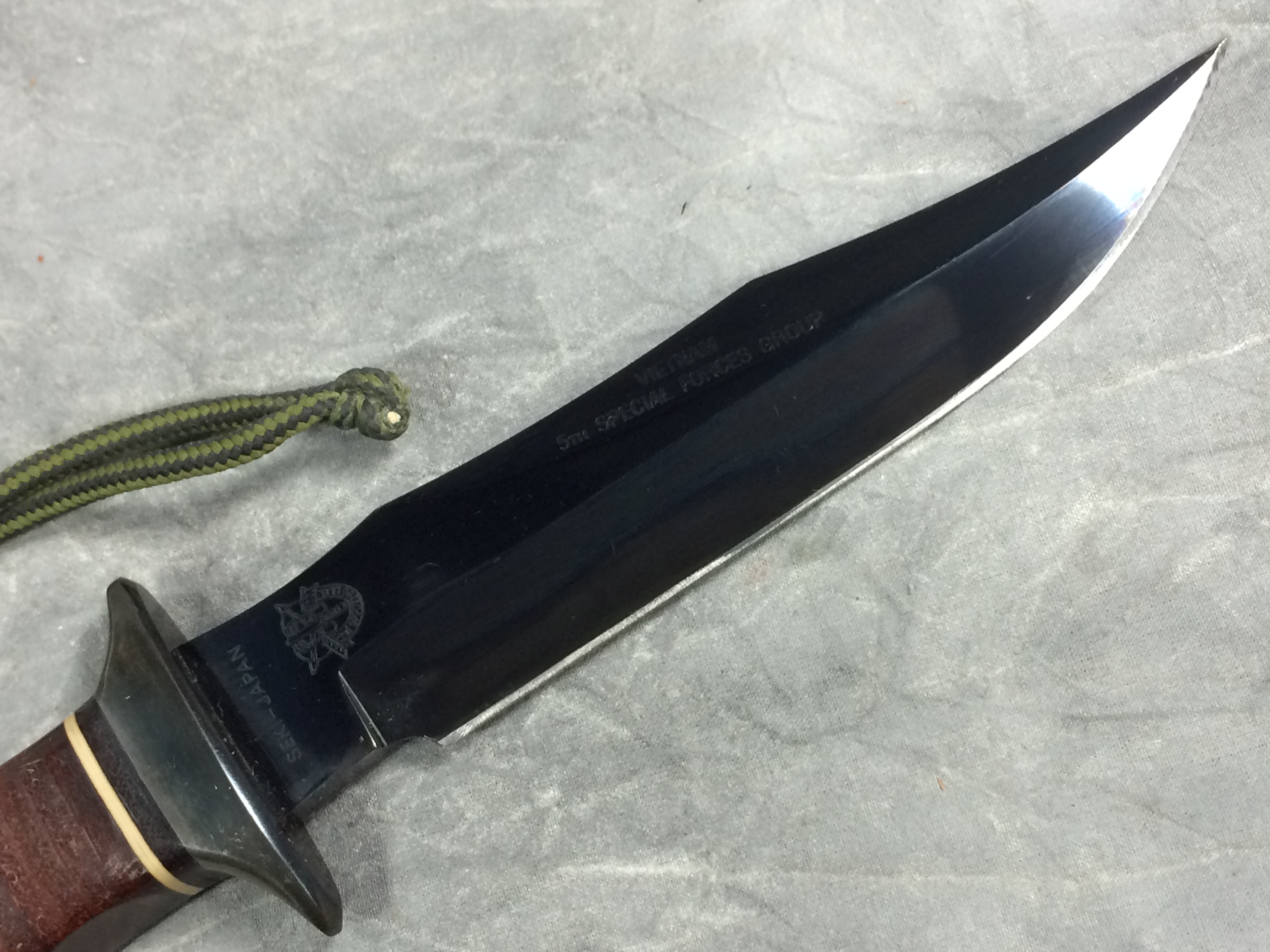 How much is SOG S1 Bowie SEKI Vietnam 5th Special Forces Group Survival ...