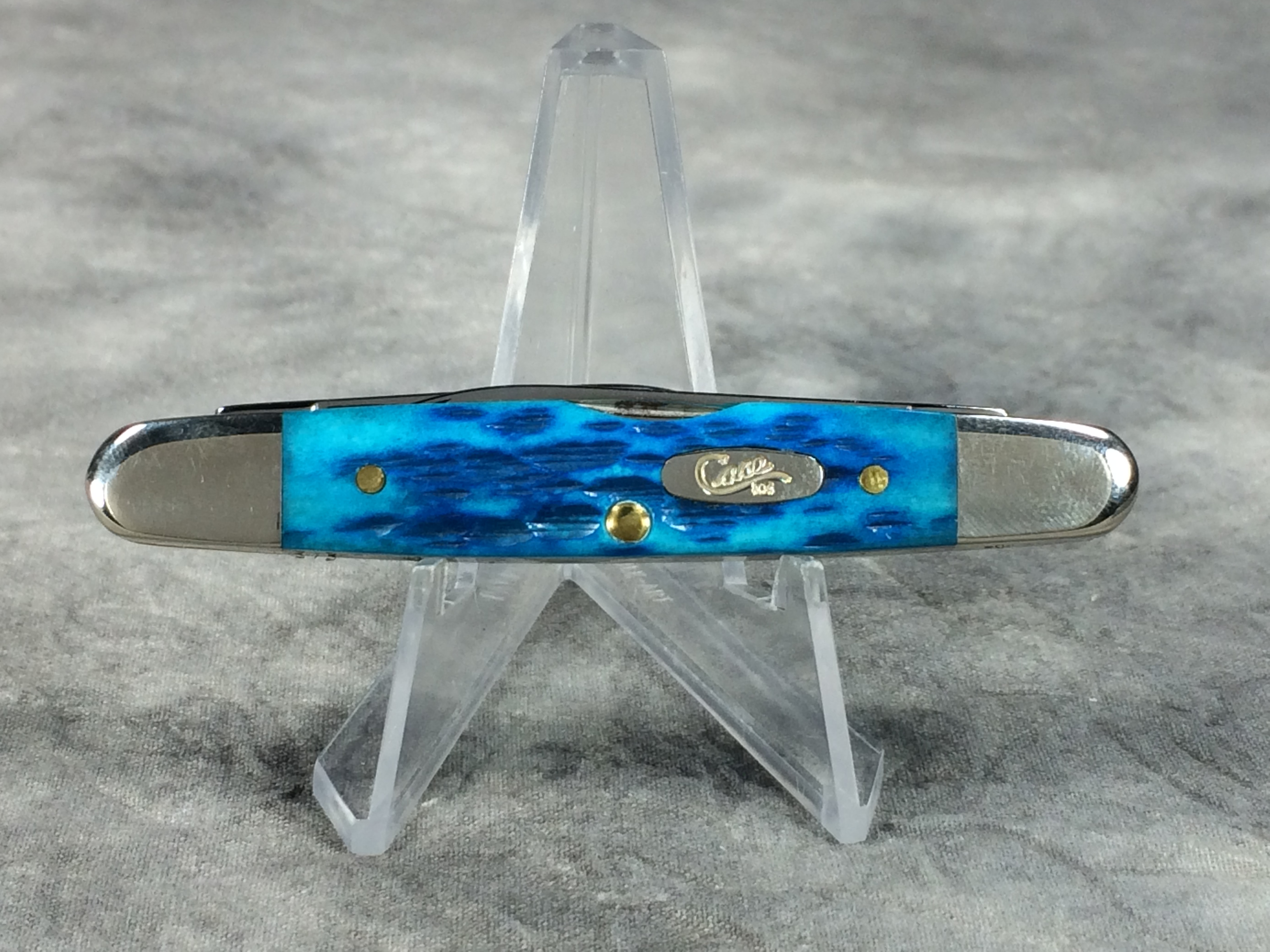How much is 2004 Case 06263 SS Caribbean Blue Eisenhower Pen Knife ...