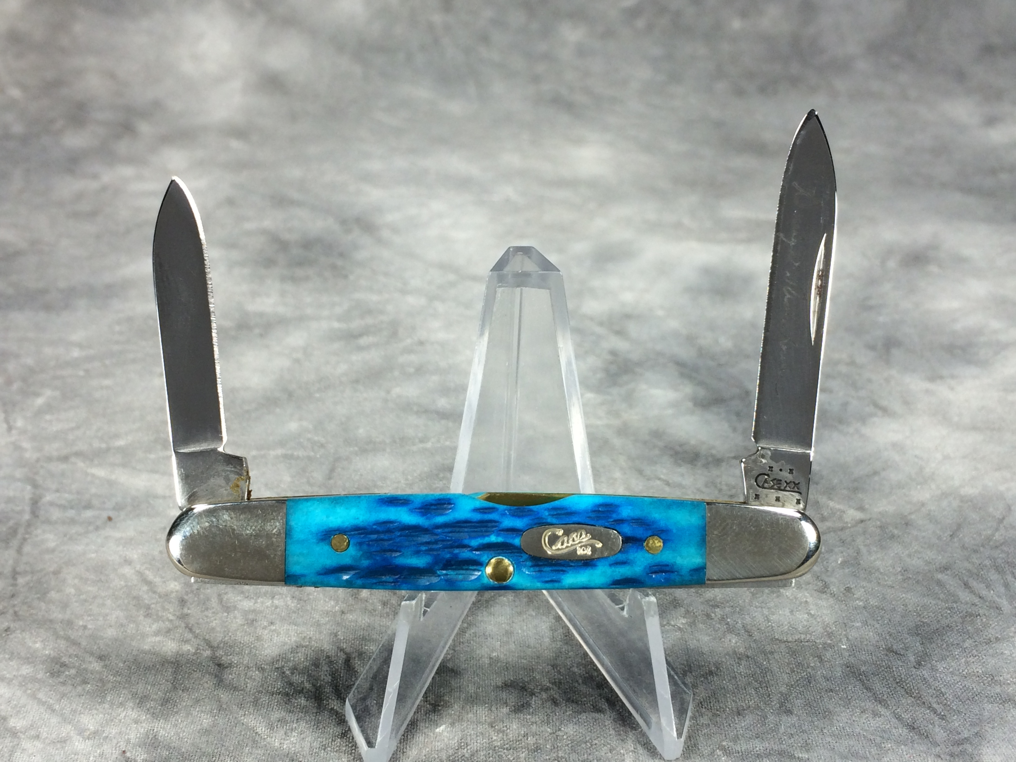 How much is 2004 Case 06263 SS Caribbean Blue Eisenhower Pen Knife ...