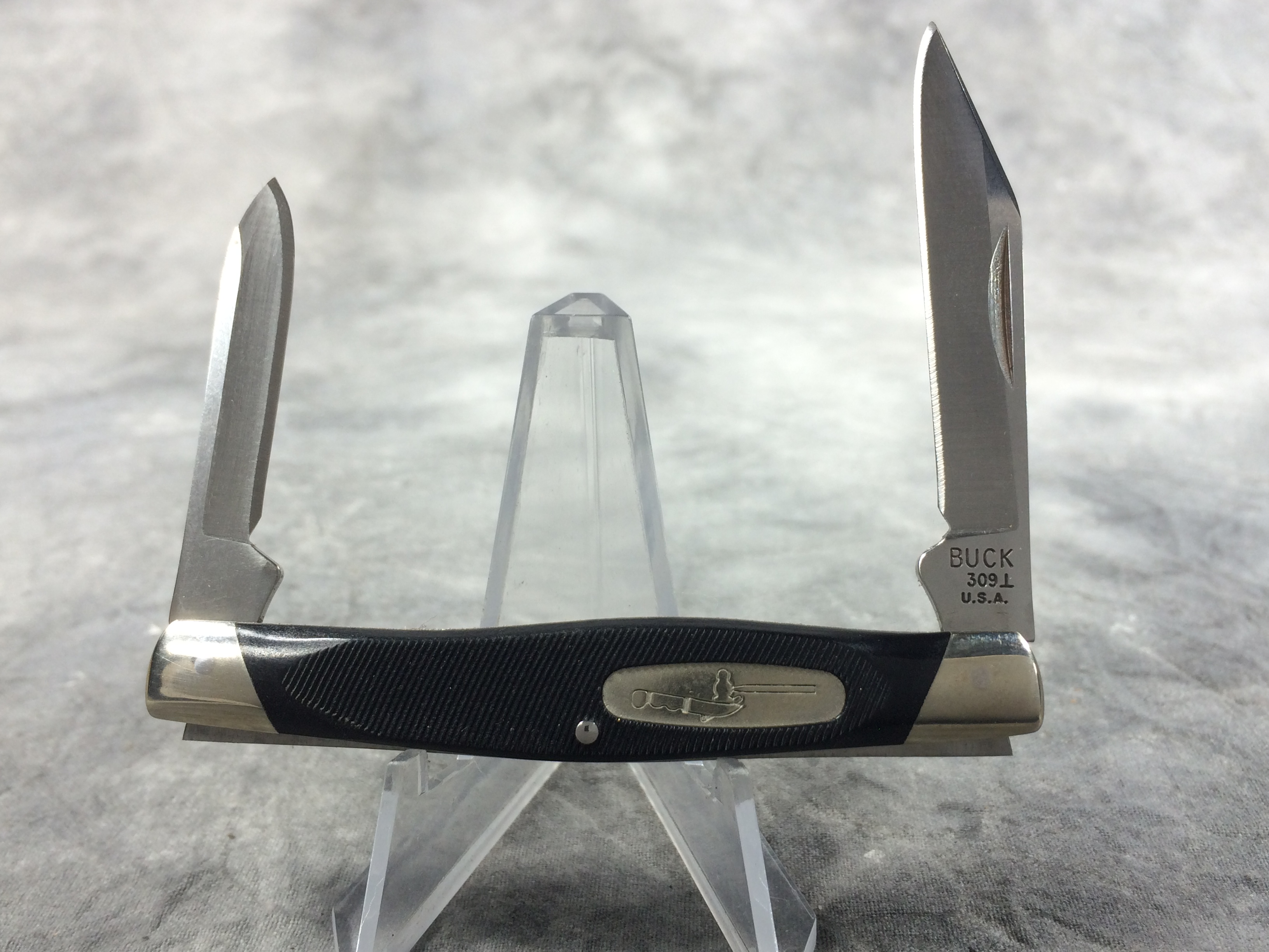 How much is 2004 BUCK USA 309 Black Sawcut Delrin Pen Knife worth ...