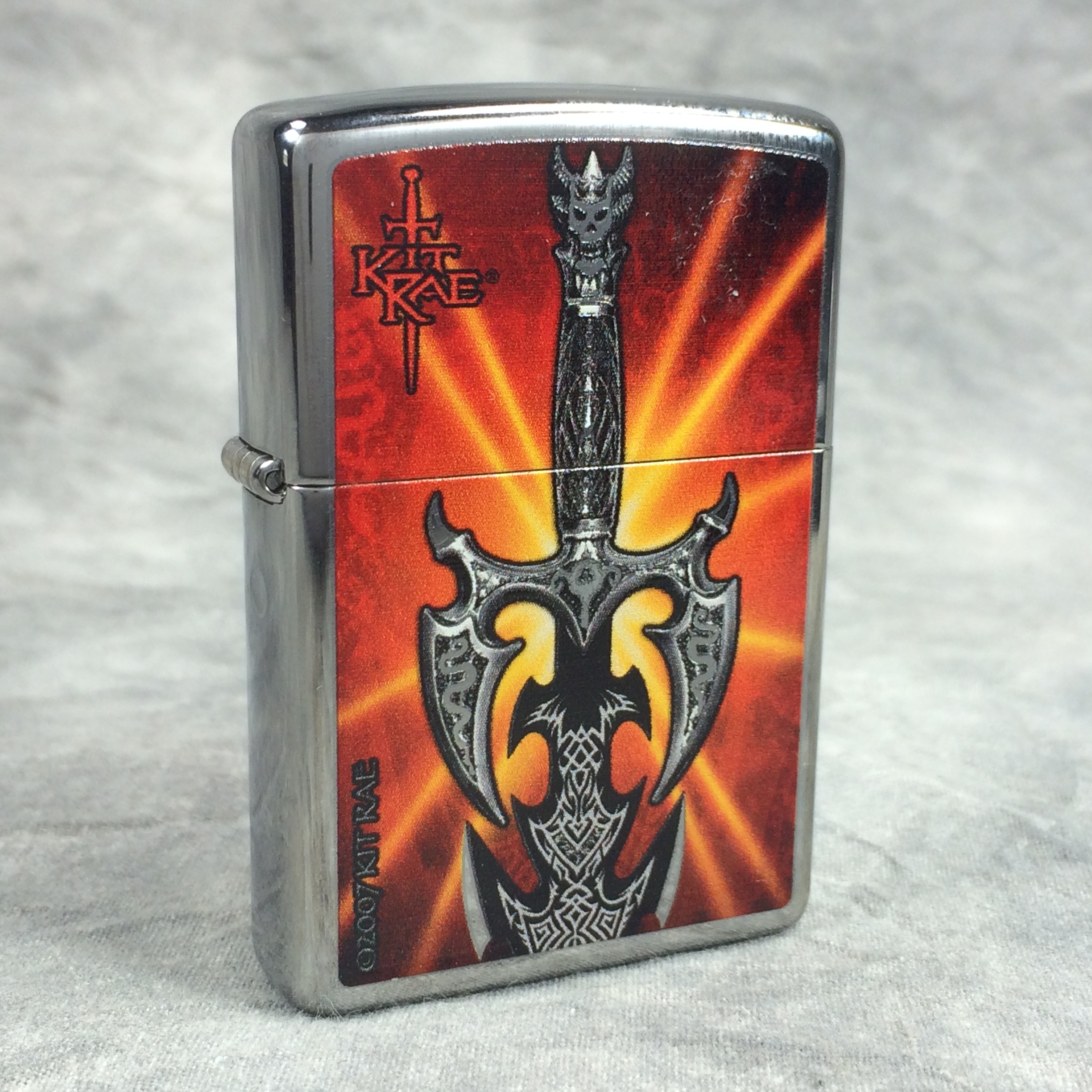 How much is KIT RAE KILGORIN SWORD Polished Chrome Lighter (Zippo 24788 ...