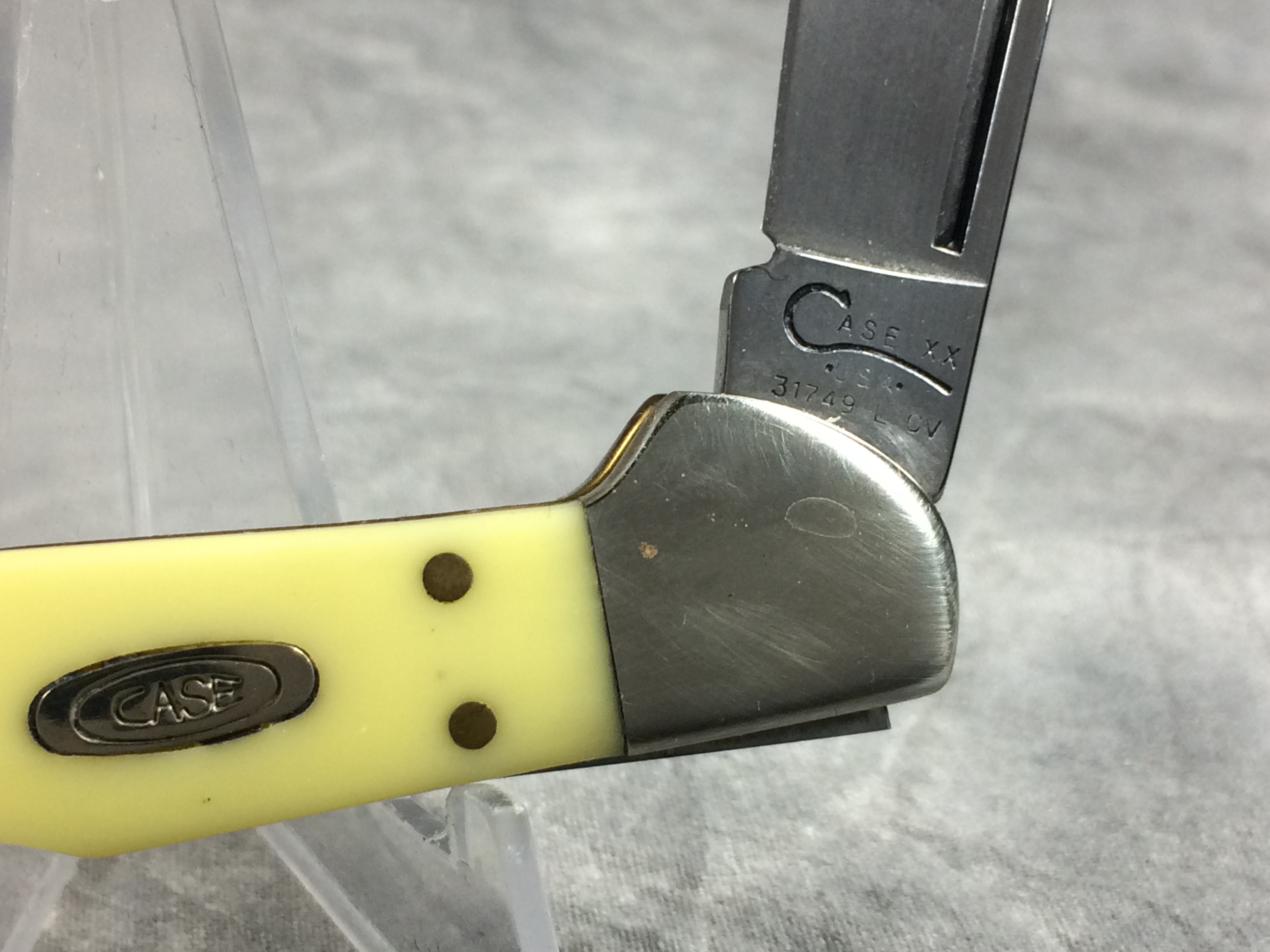 How much is 1998 CASE XX USA 31749L CV Smooth Yellow Mini CopperLock ...