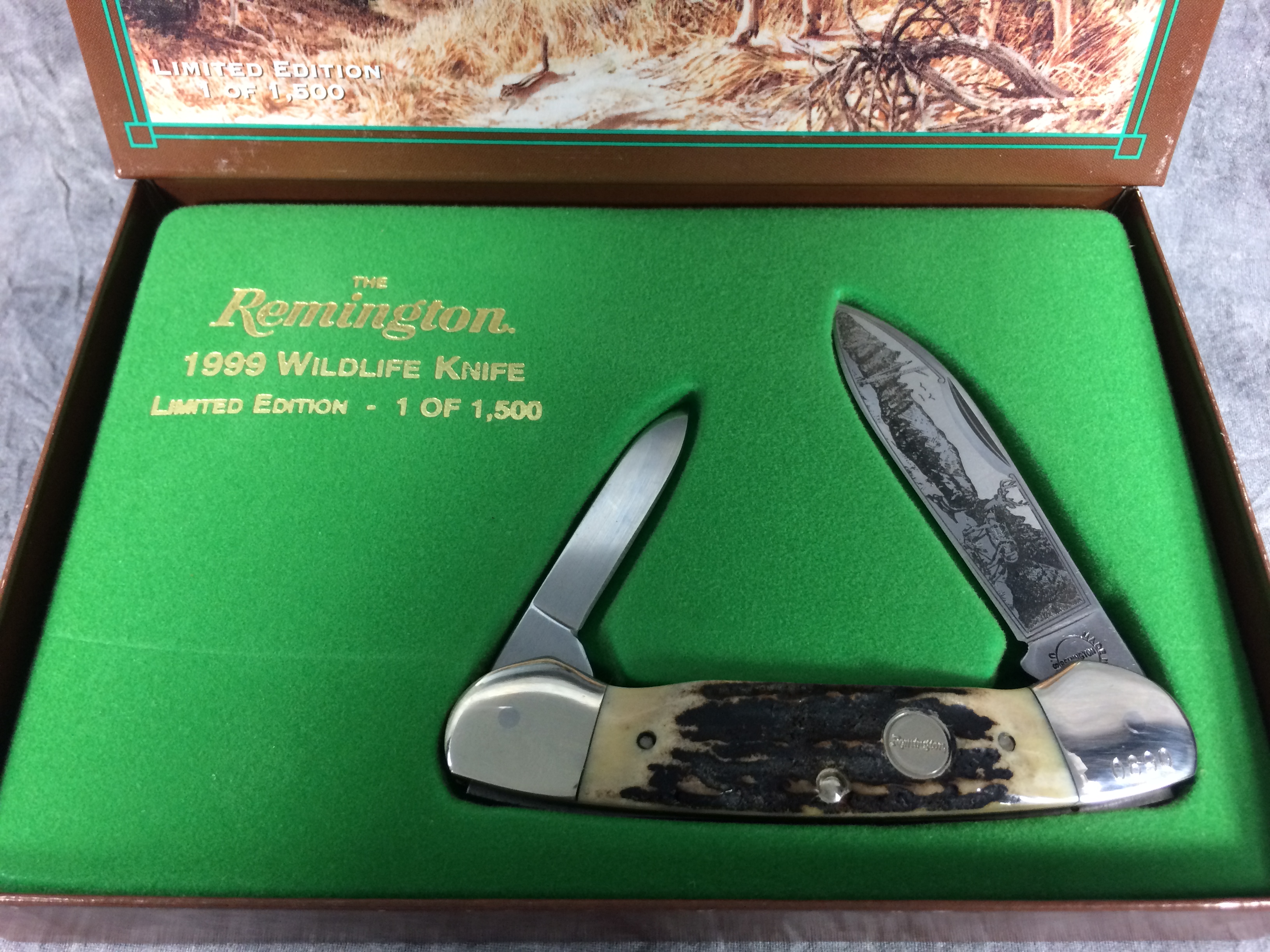 How much is Rare 1999 REMINGTON UMC Limited Edition 1/1500 Stag Canoe ...