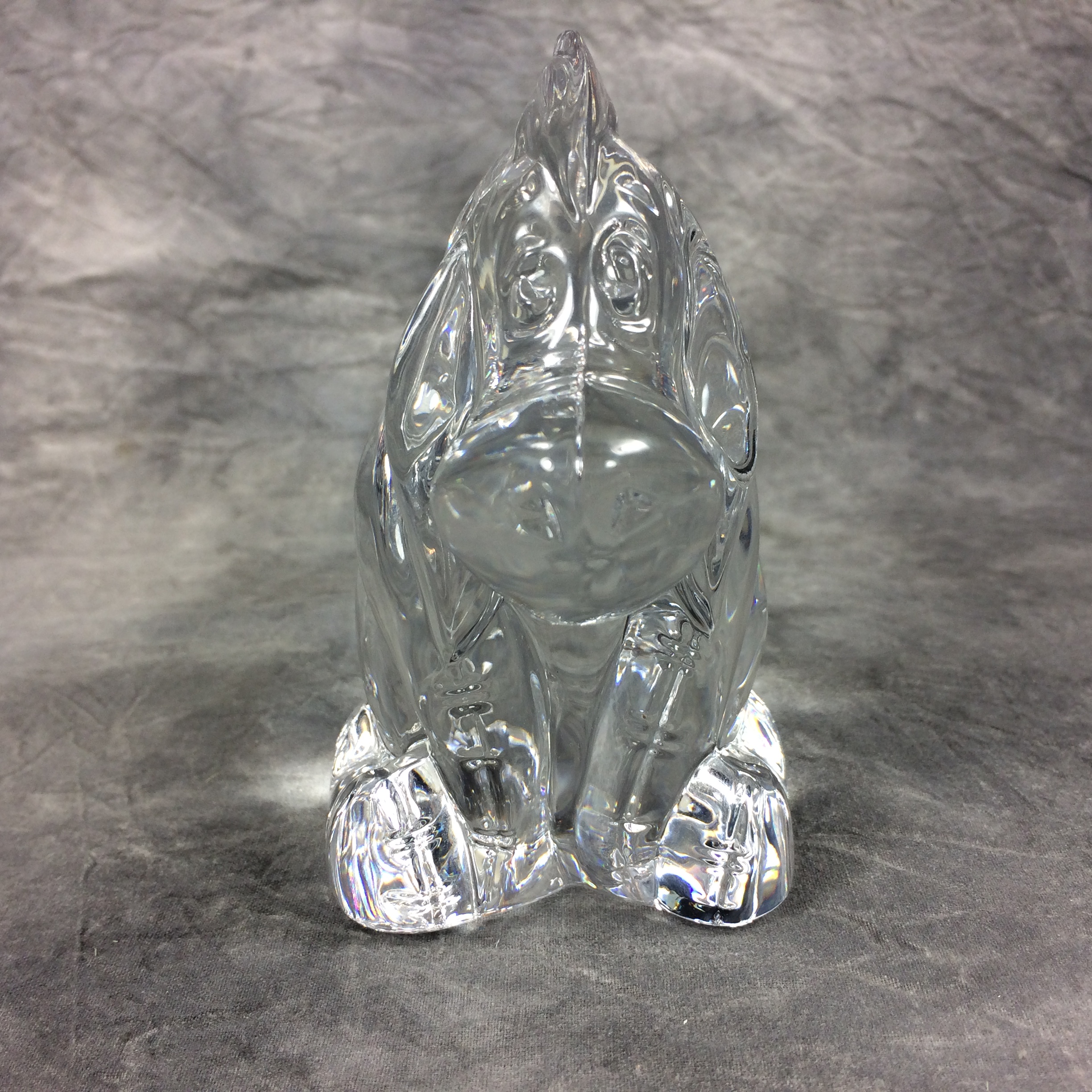How much is Disney EEYORE Winnie the Pooh Crystal Glass Figurine ...