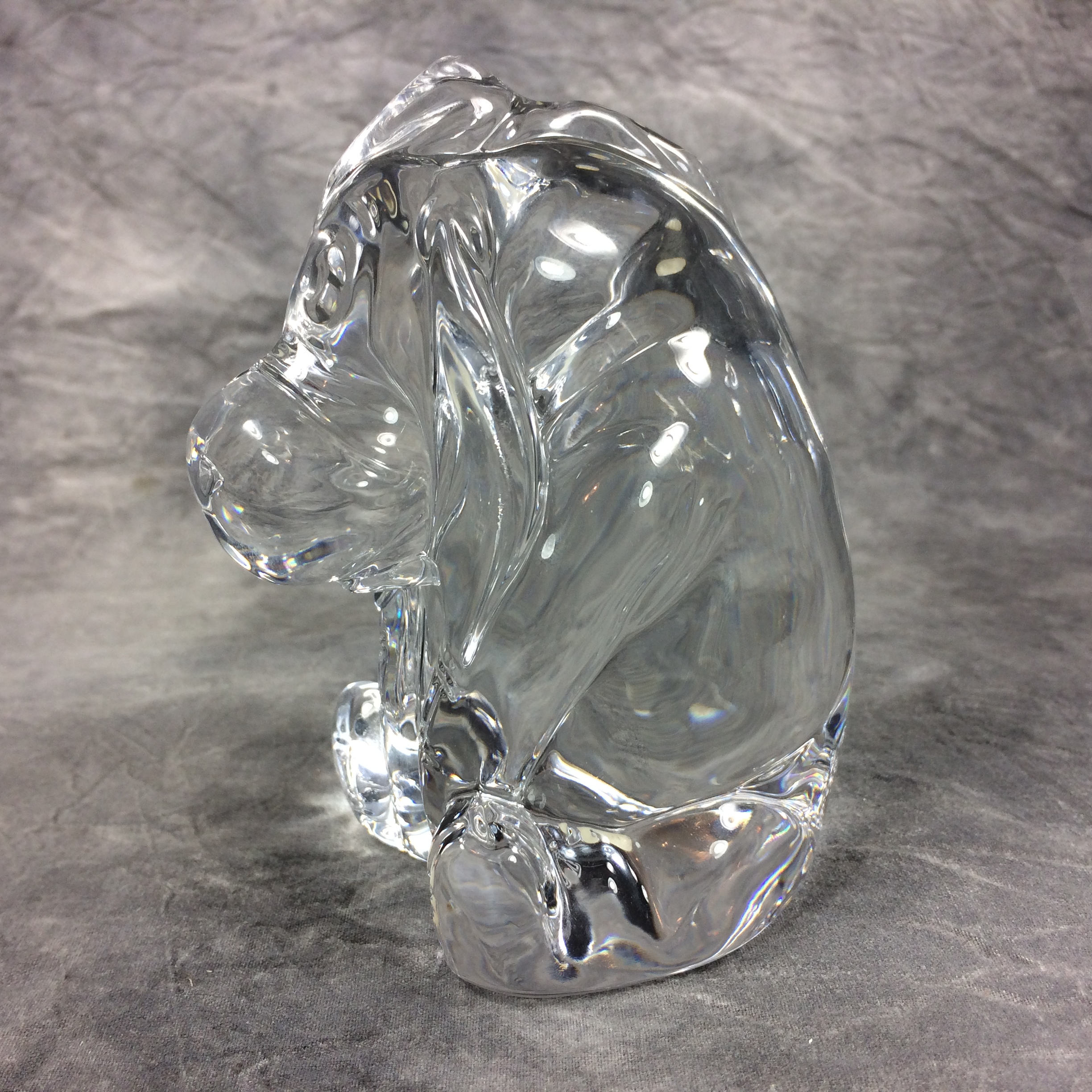 How much is Disney EEYORE Winnie the Pooh Crystal Glass Figurine ...