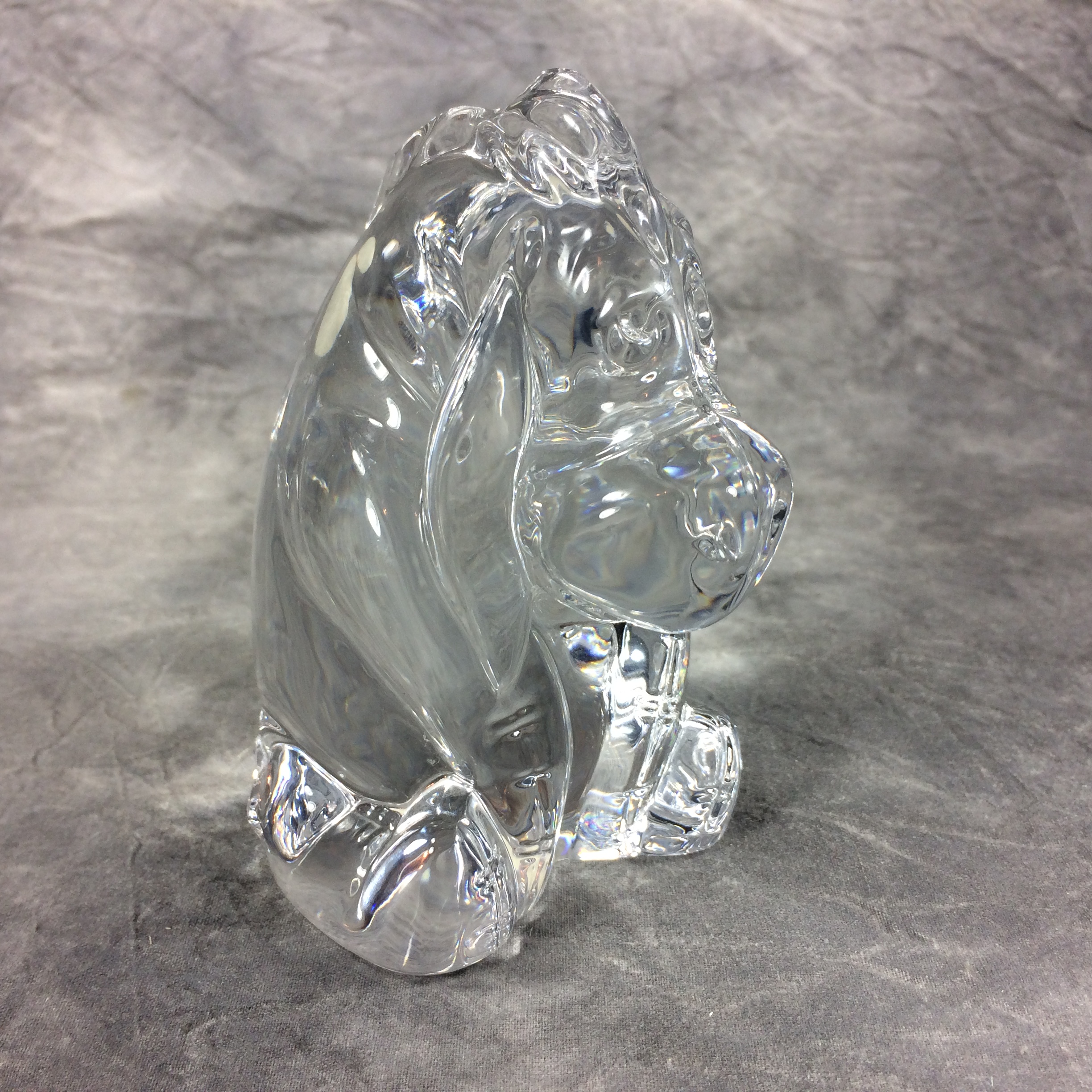 How much is Disney EEYORE Winnie the Pooh Crystal Glass Figurine ...
