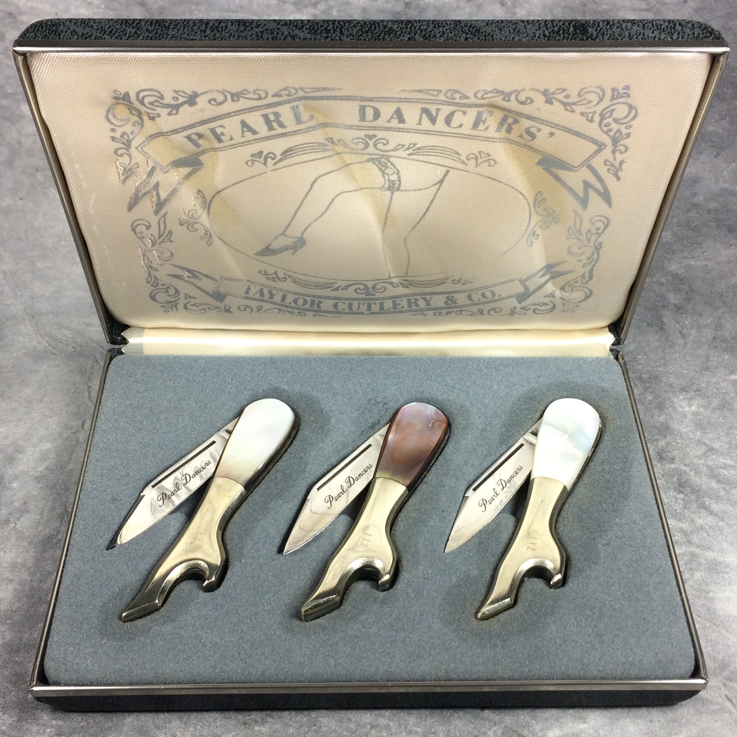 How much is 1981 TAYLOR CUTLERY Limited Ed. Elk Horn PEARL DANCERS 3 ...