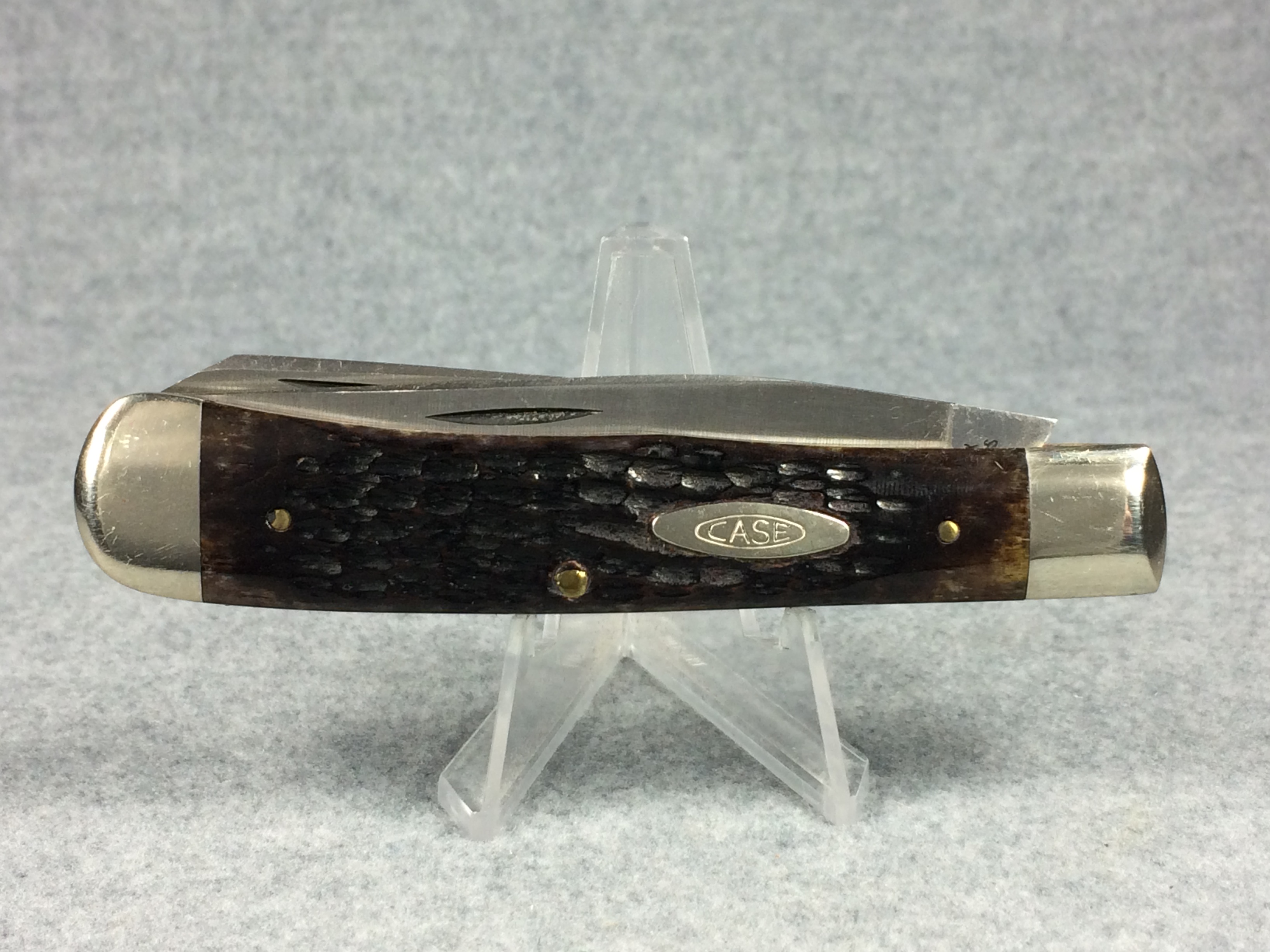 How much is 1979 CASE XX STAINLESS USA 6254 SSP Razor Edge Brown Jigged ...