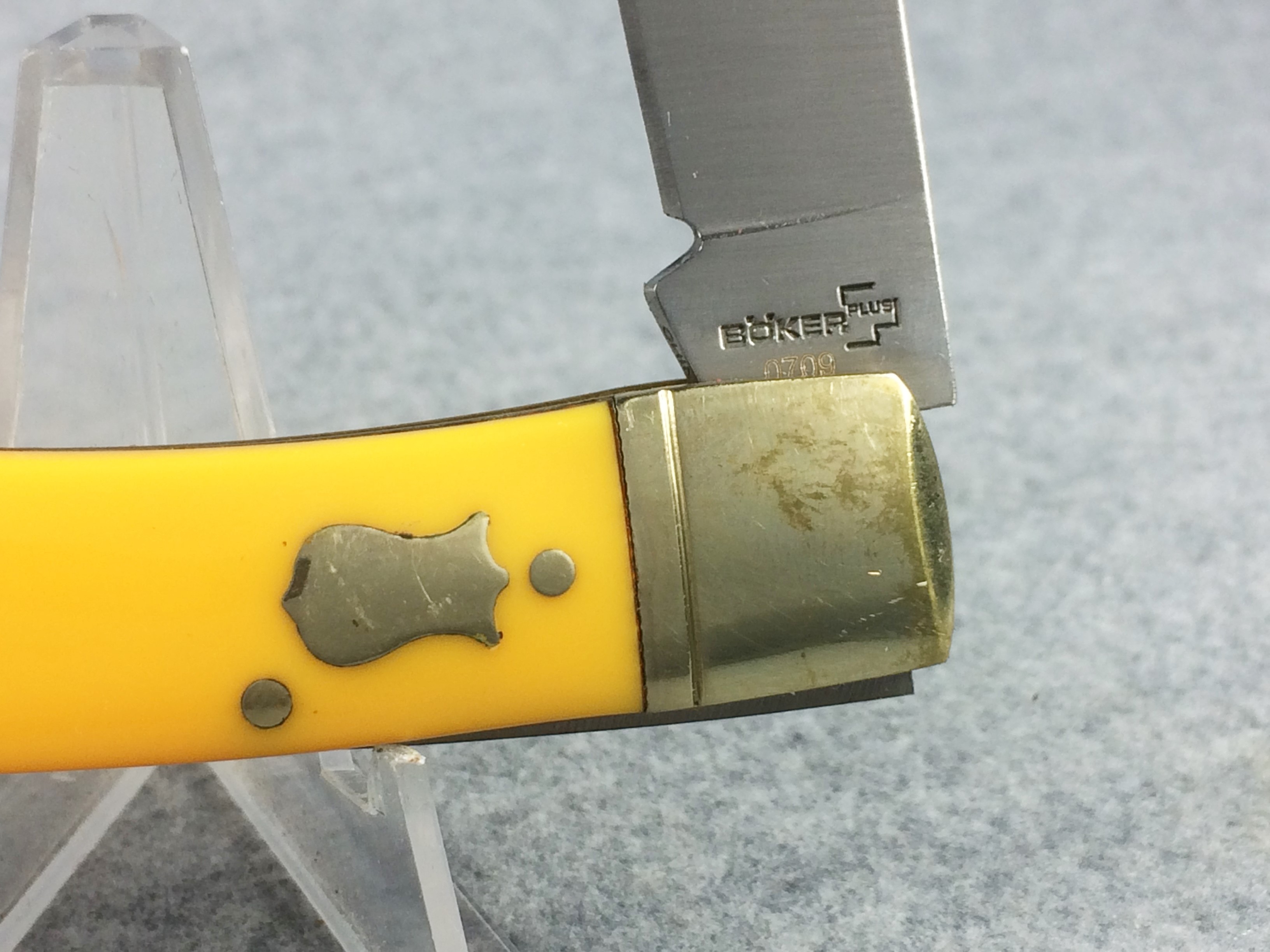 How much is BOKER PLUS 0709 Yellow Single-Blade Lockback worth ...