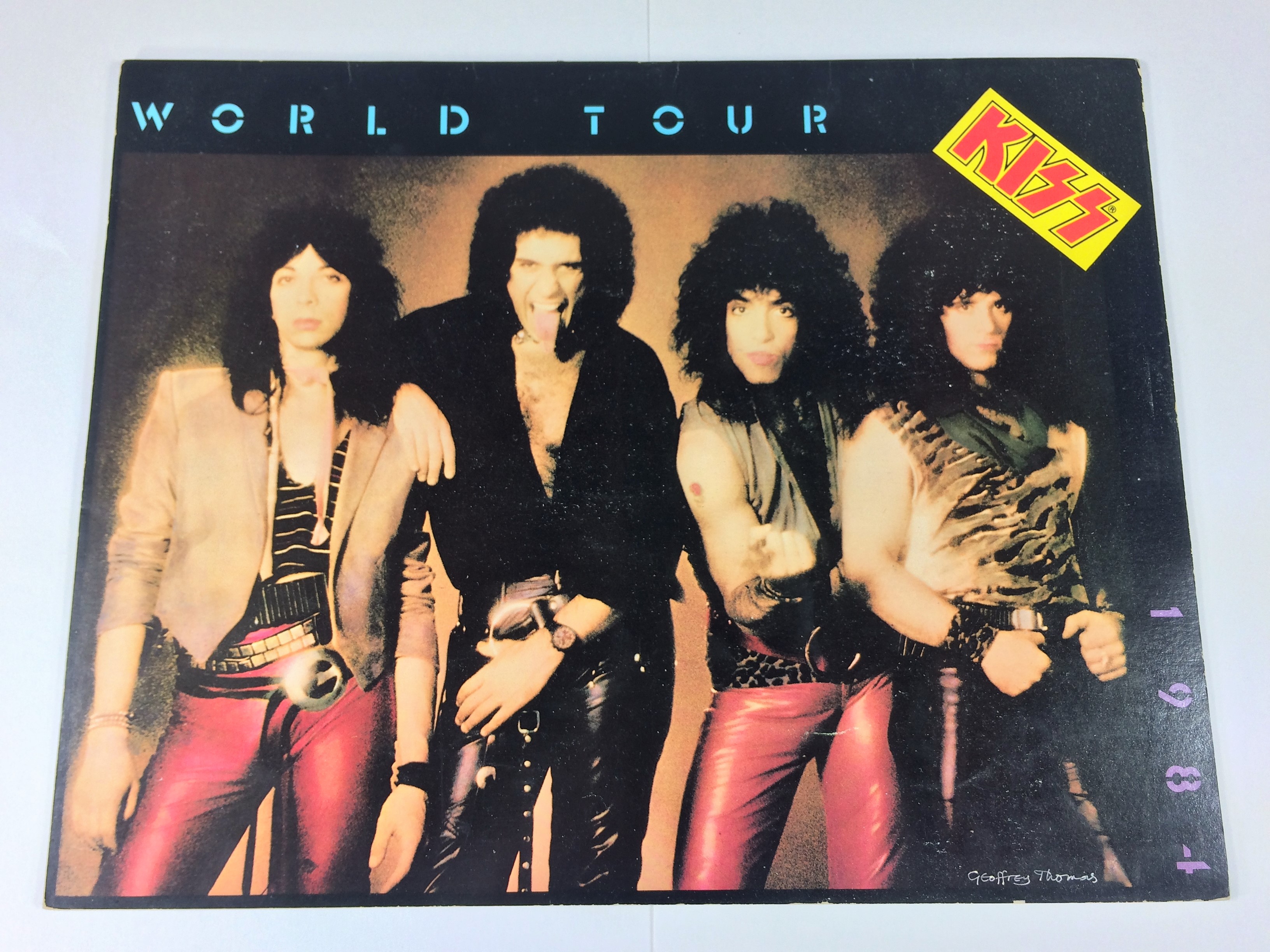 How much is 1983 - 1984 KISS LICK IT UP WORLD TOUR (USA Version) 11" x ...